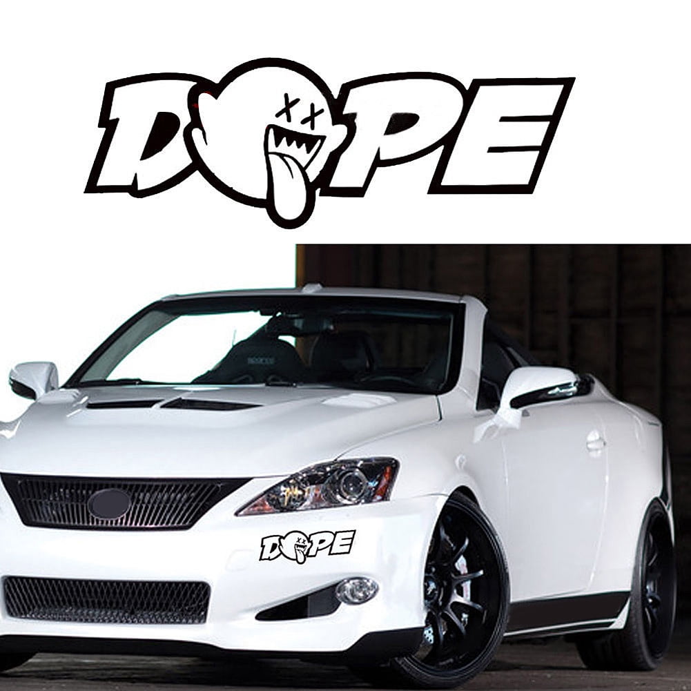 Walbest 1Pc Car Sticker - Dope Cute Naughty Ghost Car Auto Rear Trunk ...