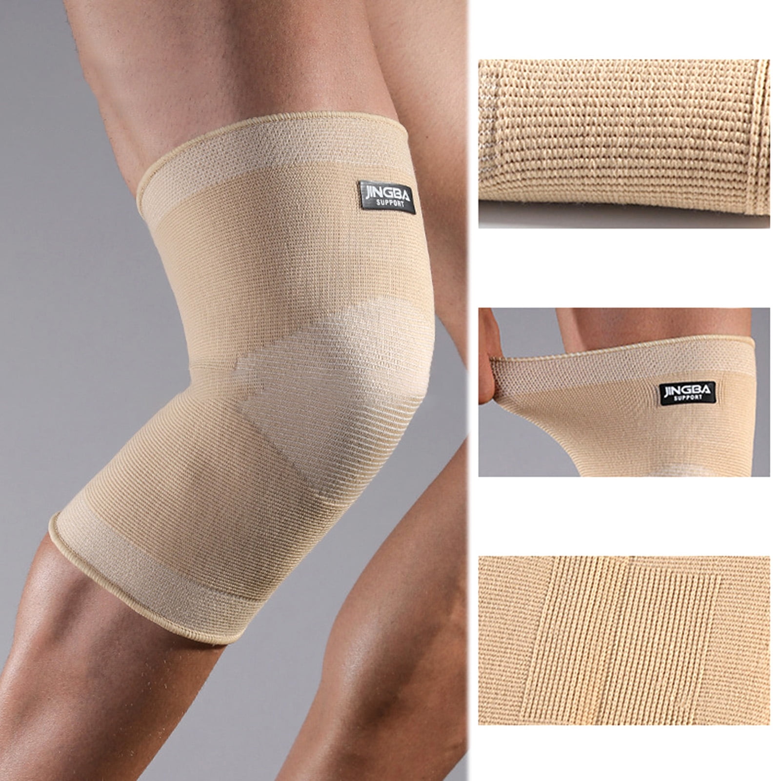 Walbest 1Pc Elastic Soft Nylon Knee Brace Anti-slip Knee Compression ...