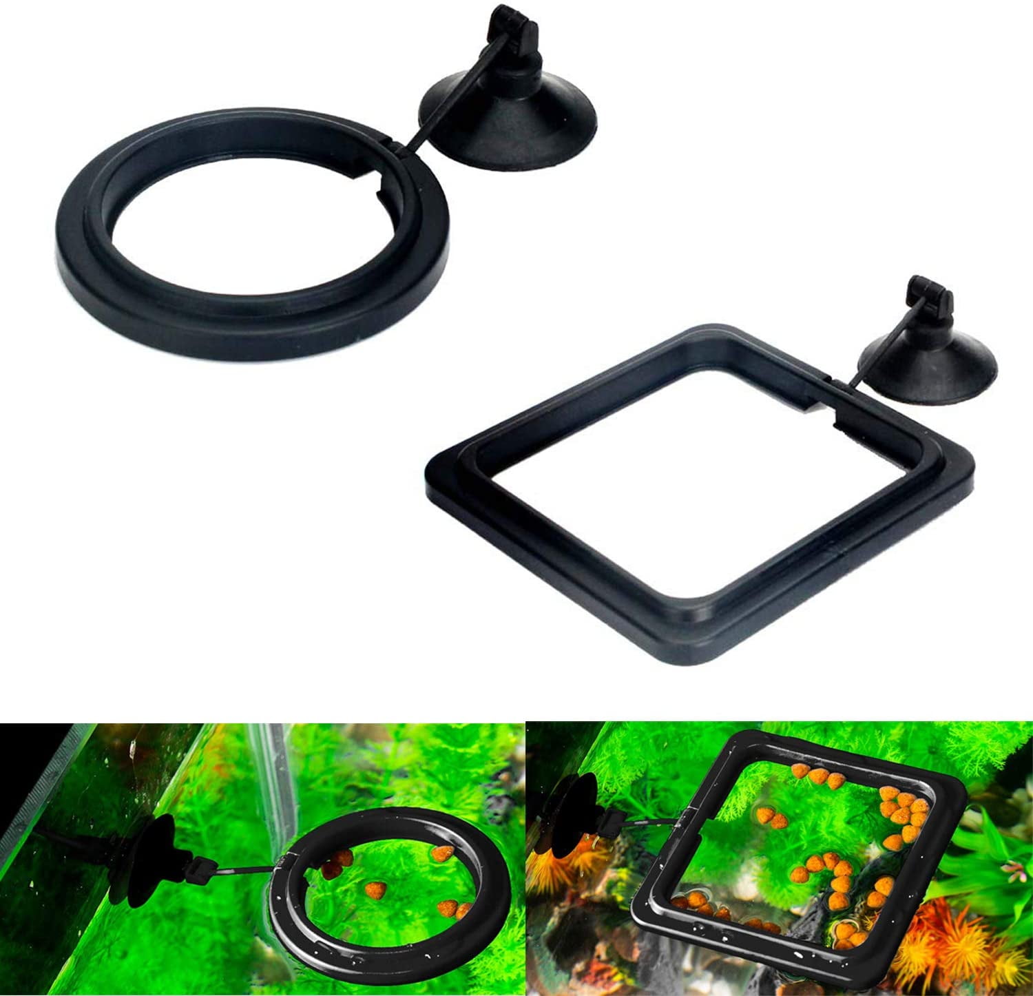 Walbest 1Pc Fish Feeding Ring Aquarium Fish Tank Mariculture Fishes ...