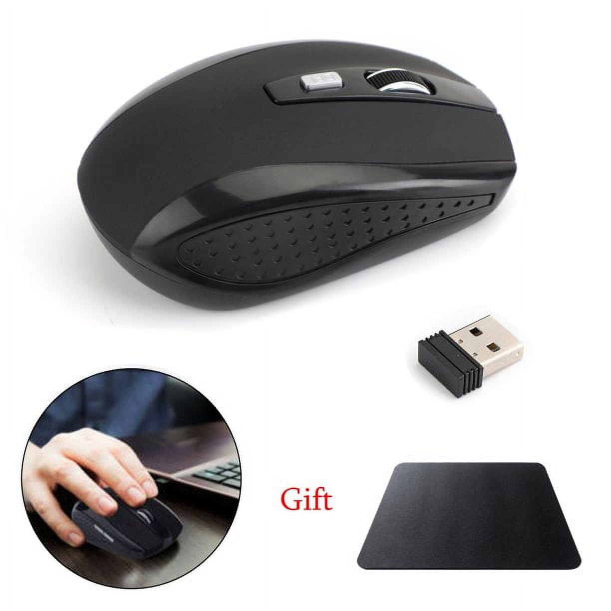 Walbest 2.4GHz Wireless Mouse, Ergonomic Matte Design, Lightweight ...