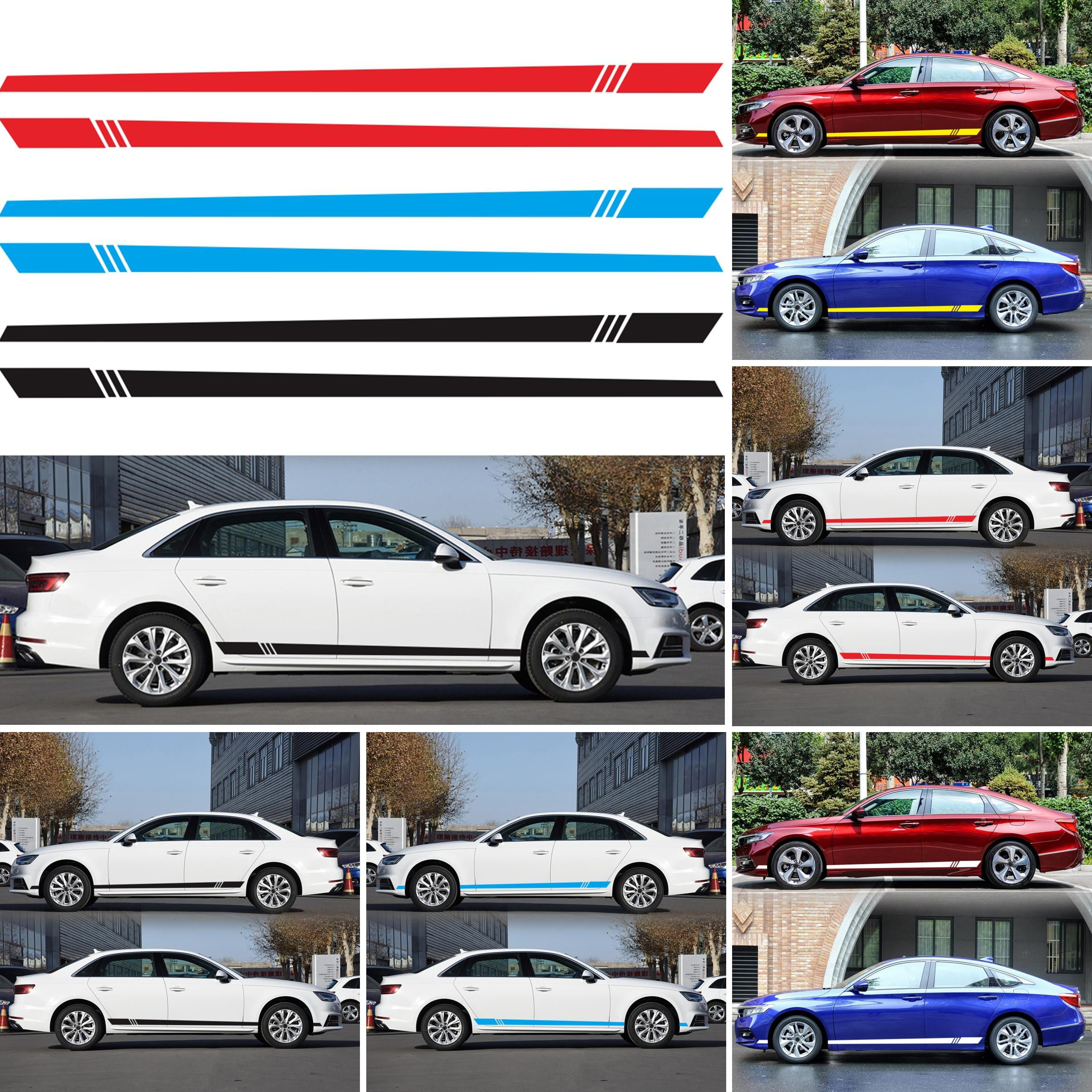 Walbest 2 Pack Car Sticker, Universal Car Body Both Side Graphics Decal ...