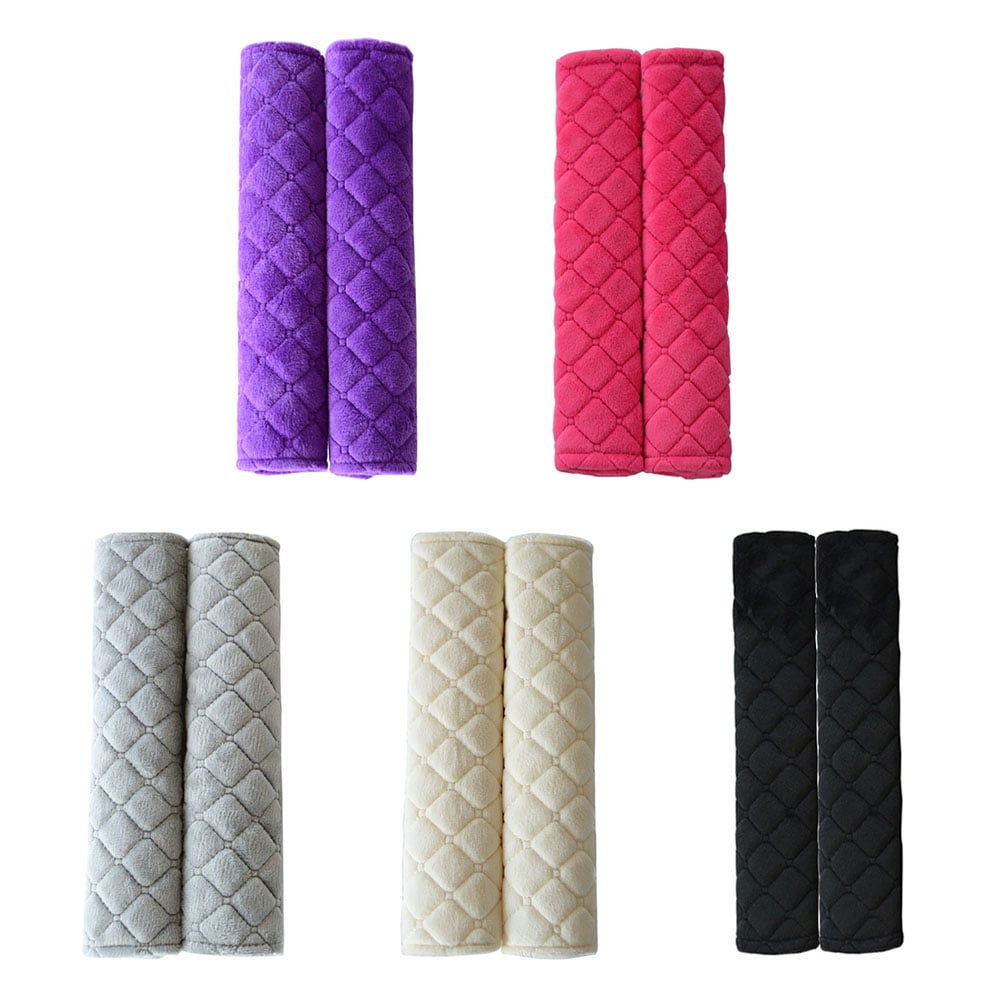 Walbest 2 Pack Universal Car Safety Seat Belt Pads Soft Comfort Thicken ...