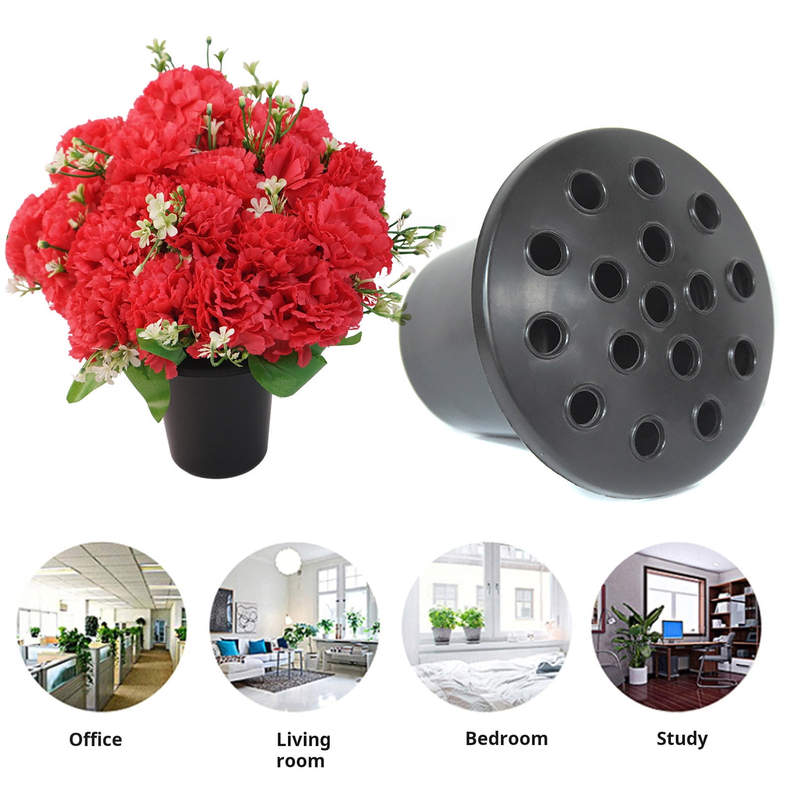 Walbest 2Pcs Flower Pots with Drainage Holes Eco-friendly Reusable ...