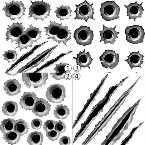 Bullet Hole Decals