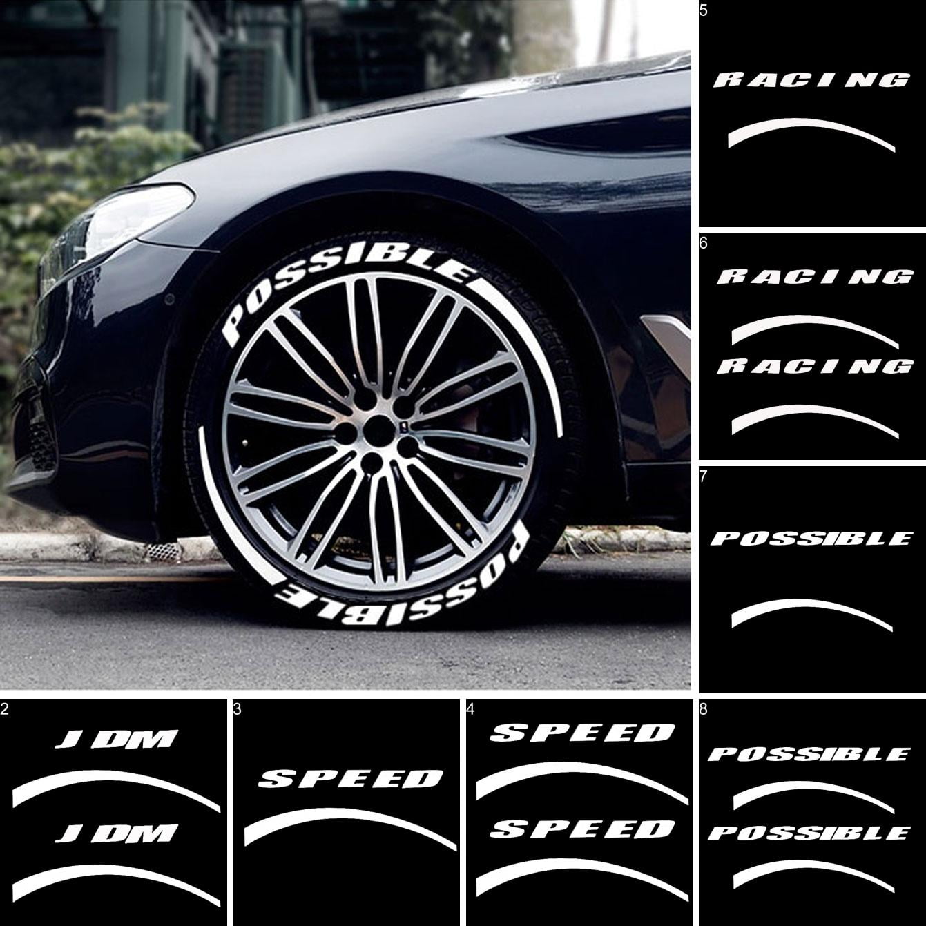 Walbest 3D Letters Waterproof Automotive Decal for Universal Car, 1 ...