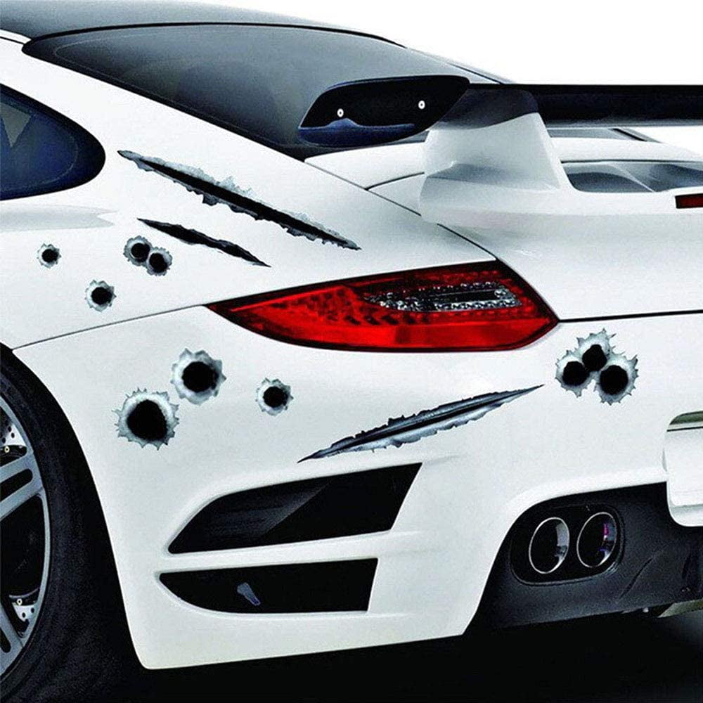 Walbest 3D Stickers, Automotive Tattoo Hood Front Cover Decorations ...