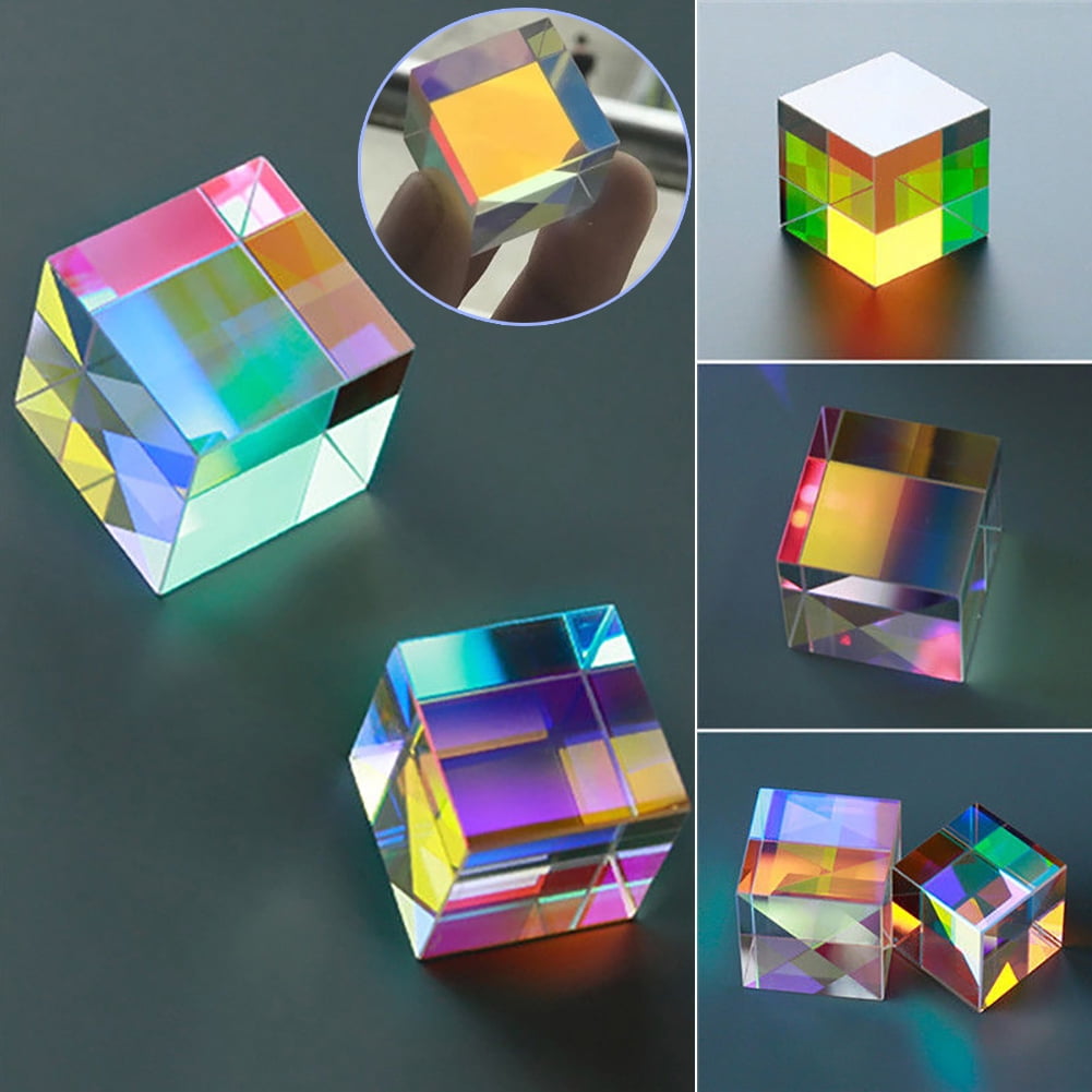 Walbest 3Pcs 0 5 Mini Optical Glass X Cube Dichroic Cube Prism RGB ...