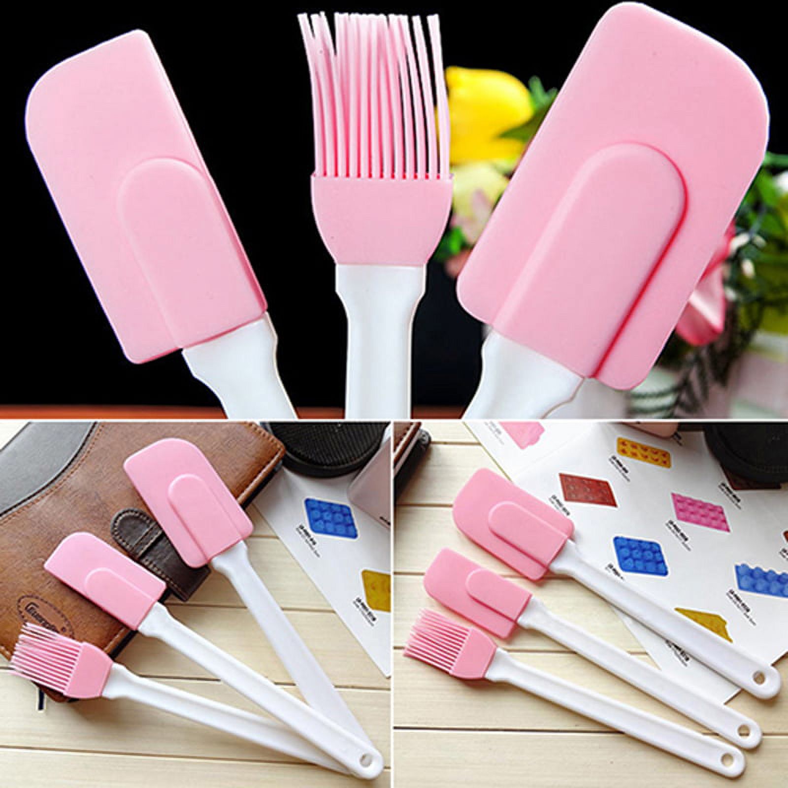 Walbest 3x Silicone Cream Spatula Batter Scraper Brush Mixing Shovel ...