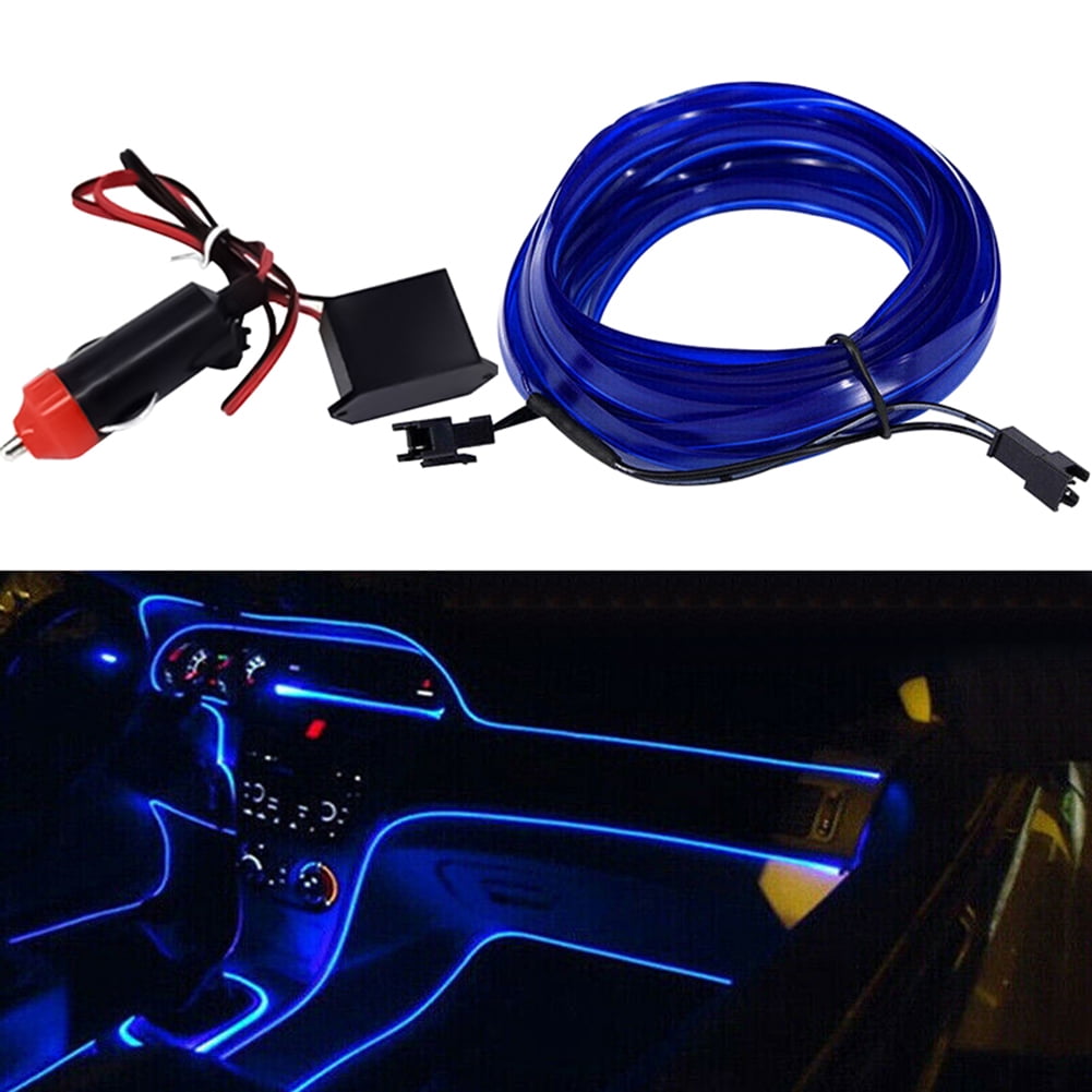 Walbest 4M/13FT El Wires Light Strips Electroluminescence Light Glowing ...