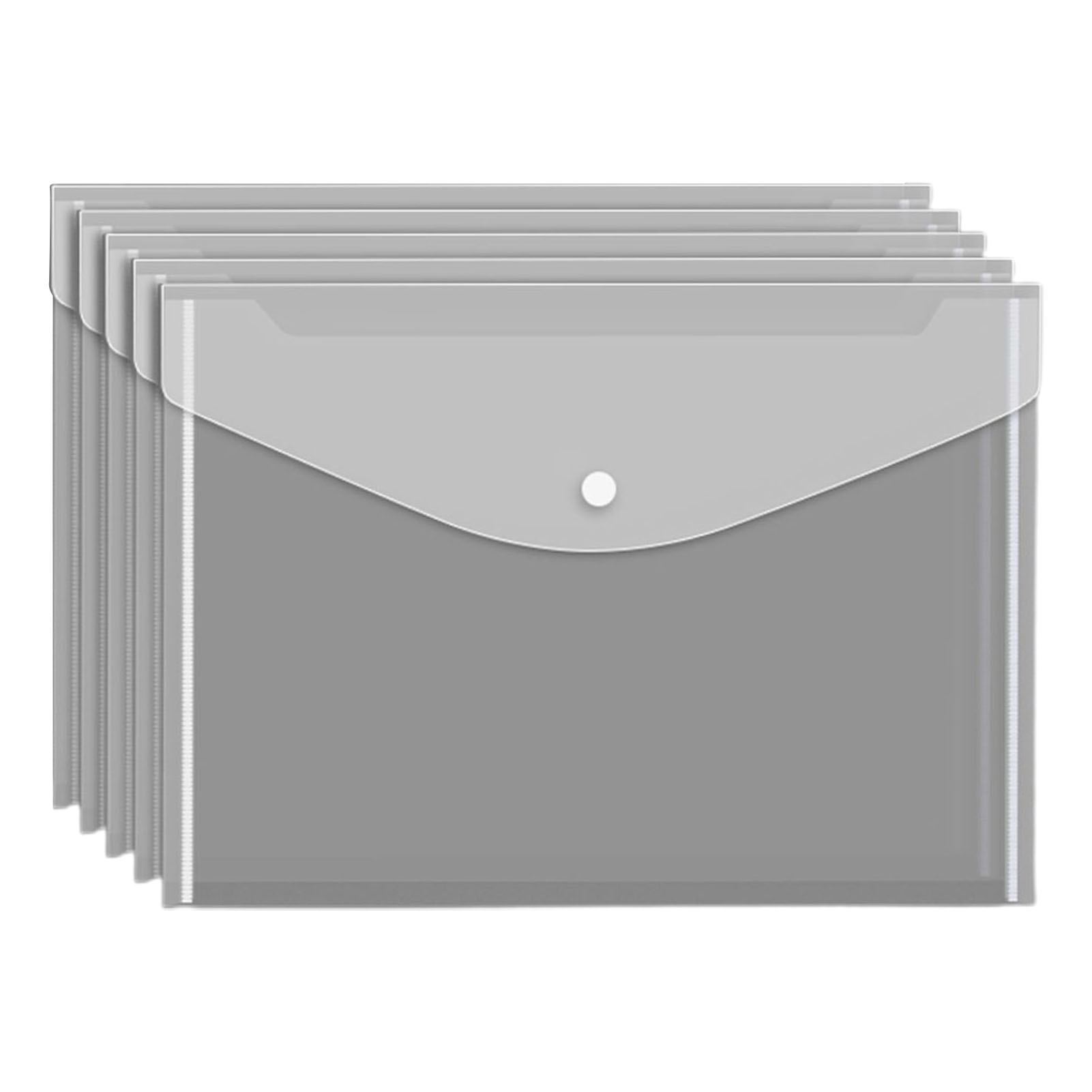 Walbest 5Pcs Transparent Document Folder A4 Size Test Paper ...