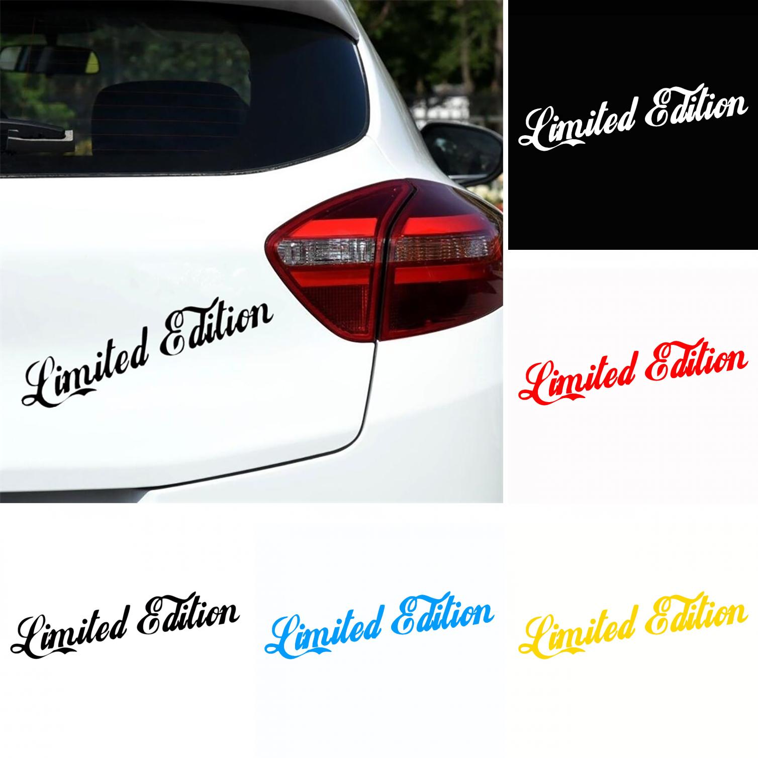 Walbest 6.7" x 2.0" Car SUV Vehicle Limited Edition Letters Reflective ...