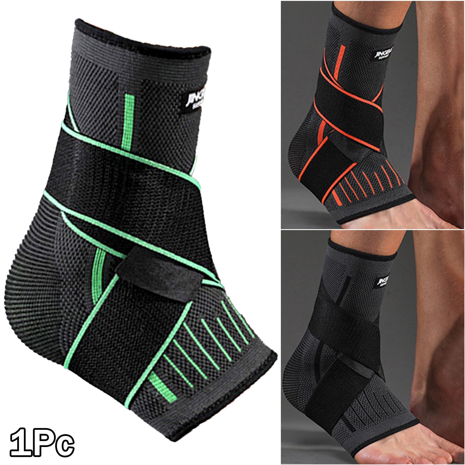 Walbest Ankle Support Brace, Elastic Nylon Premium Compression Ankle ...