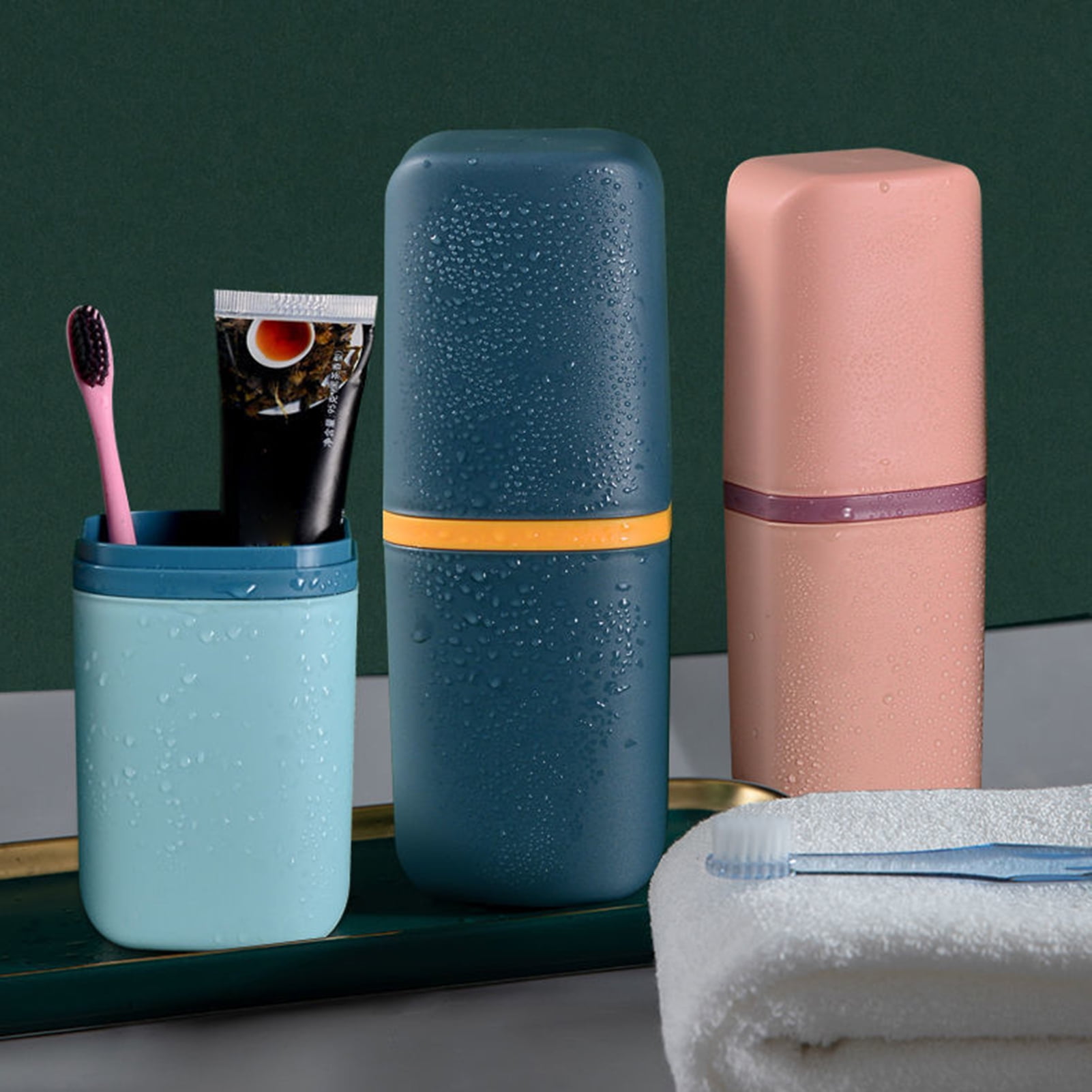 Walbest Capsule Shape Large Capacity Dustproof Moisture-proof ...