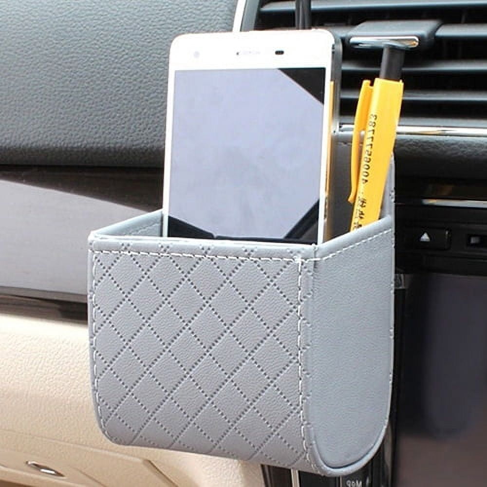 Walbest Car Auto Seat Interior Air Vent Pouch Bag Box with Hook, Cell ...