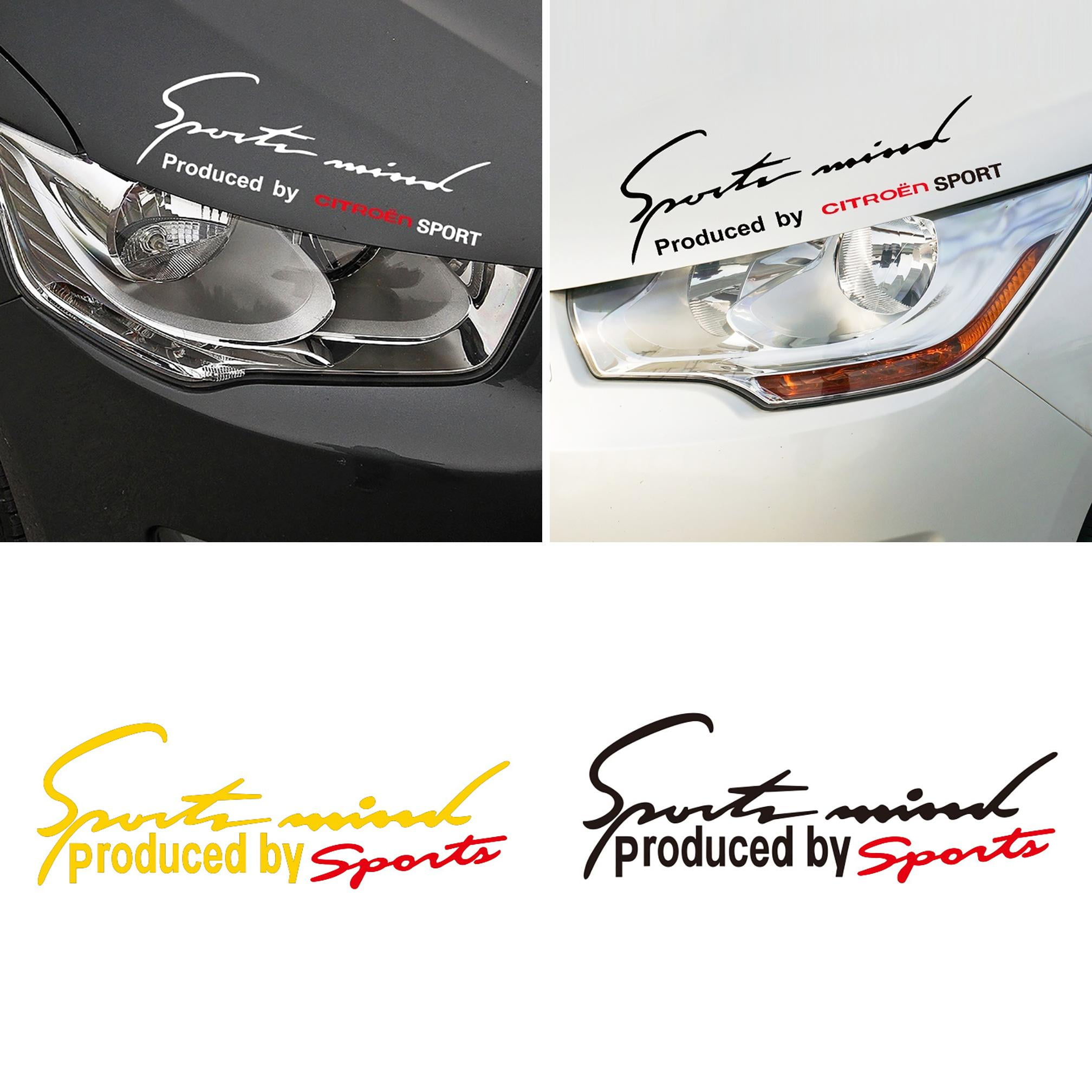 Walbest Car Auto Truck Vehicle Window Decals Letter Reflective Sticker ...