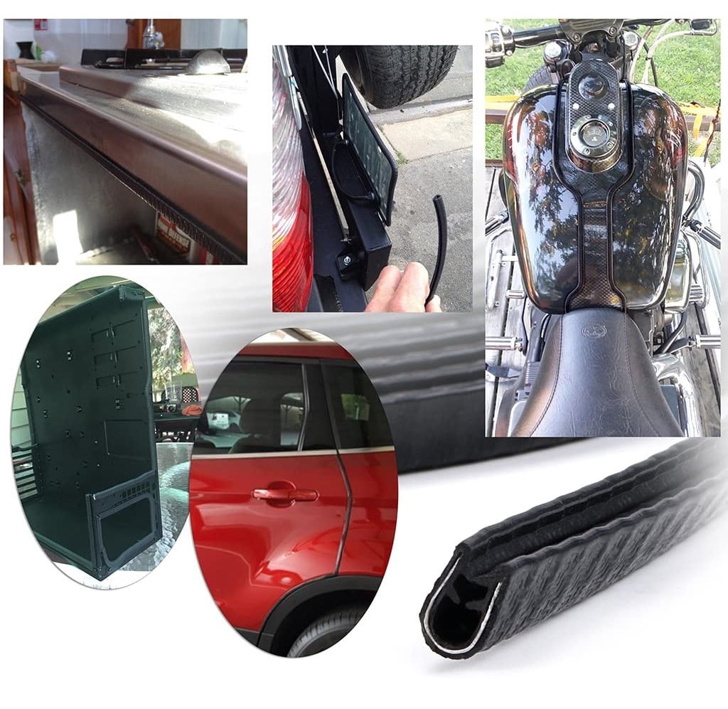 Walbest Car Door Edge Guards 16.4Ft - Flexible Rubber Edge Trim For ...