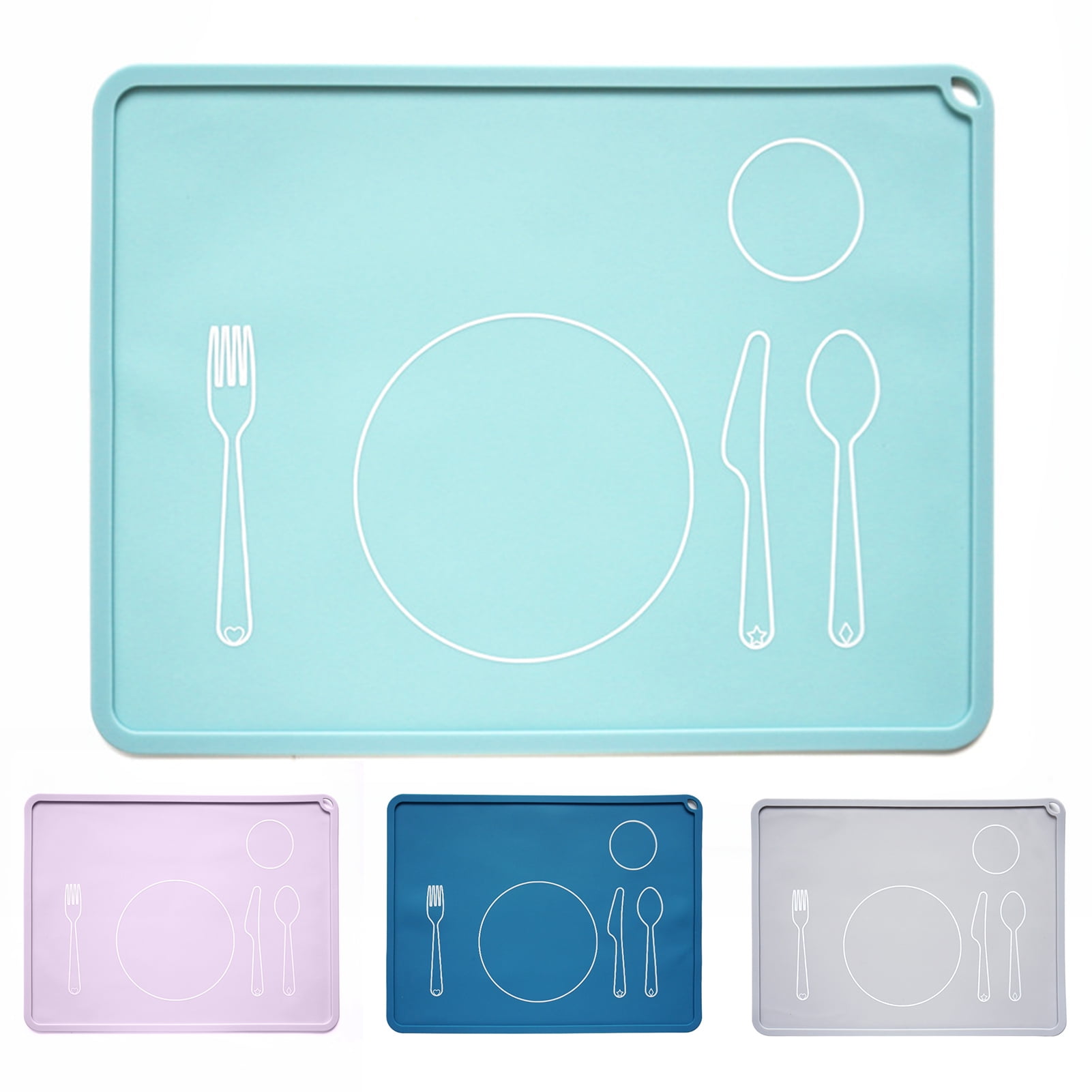 Walbest Children Preschool Teaching Placemat, Table Mat Anti-stick Anti ...