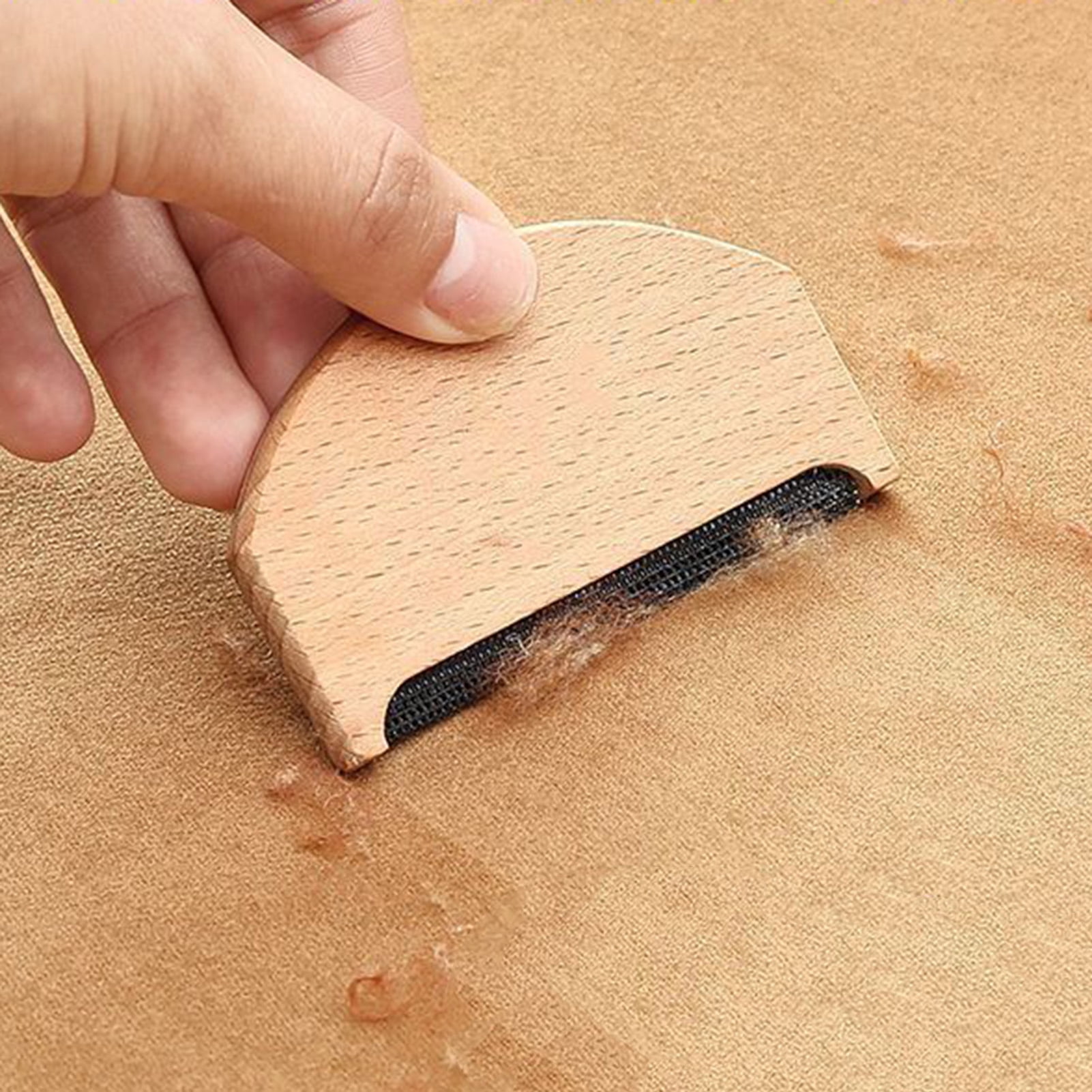 Walbest Clothes Lint Remover Brush Sweater Wood Comb Portable Fabric ...