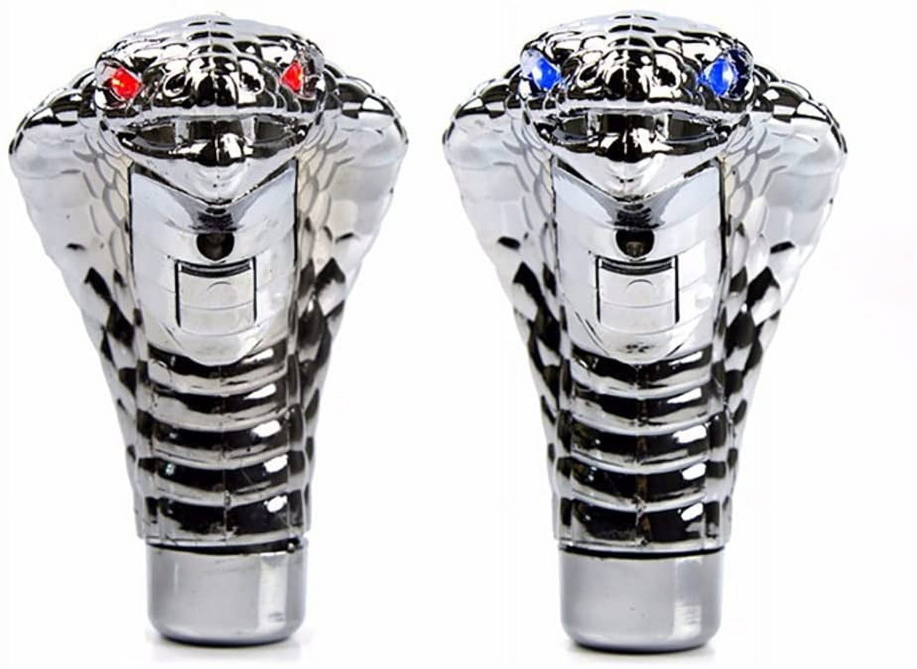 Walbest Cobra LED Gear Shift Knob ABS Universal, Red/Blue, 11cm x 2.8cm ...