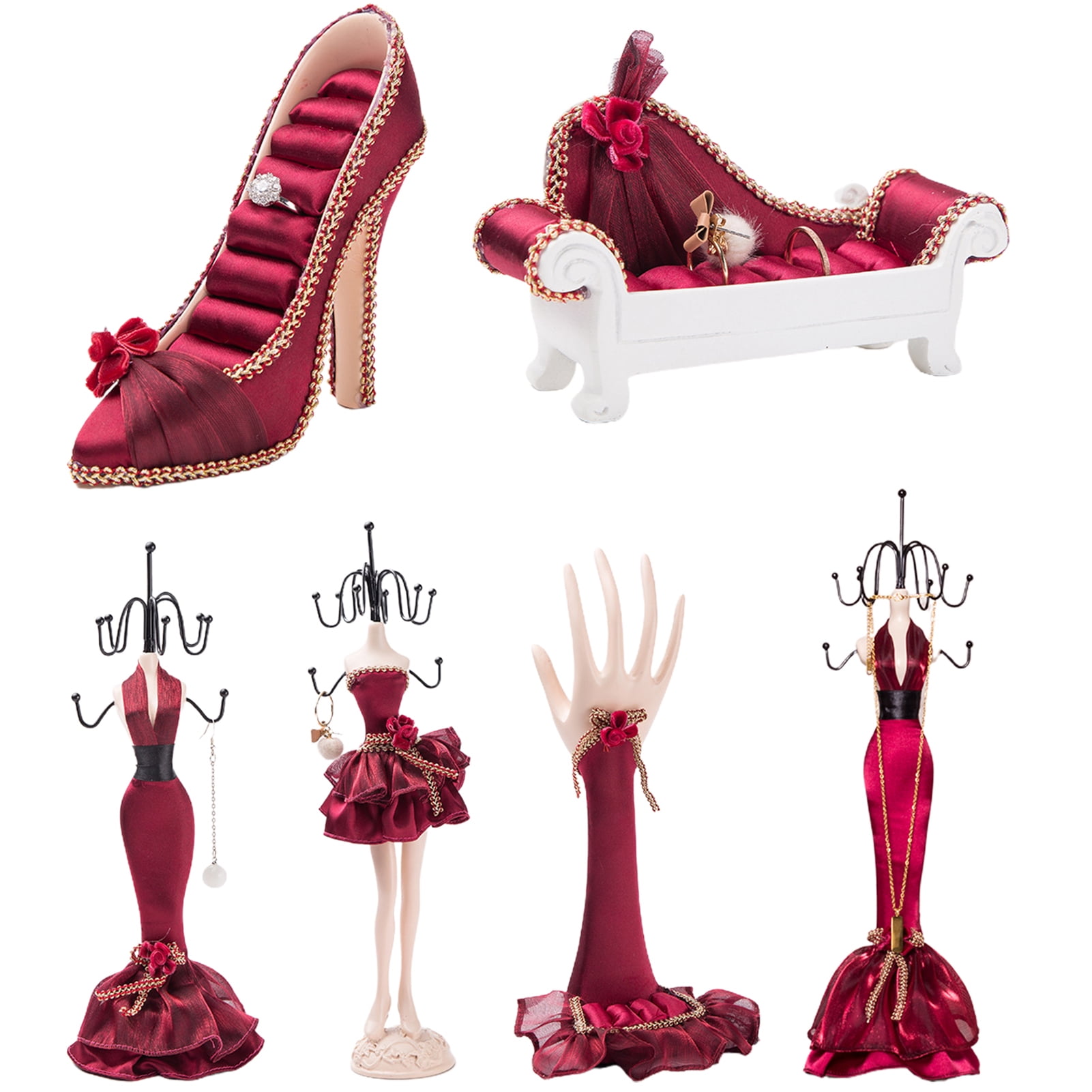 Walbest Creative Elegant Jewelry Display Stand for Wedding Mall, Unique ...