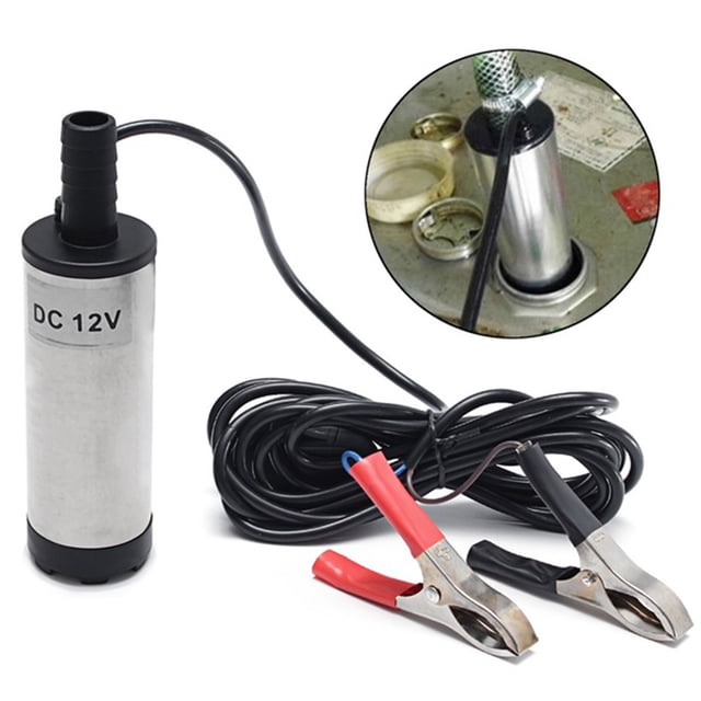 Walbest DC 12V Diesel Fuel Transfer Pump – 30LPM Metal Diesel Fuel ...