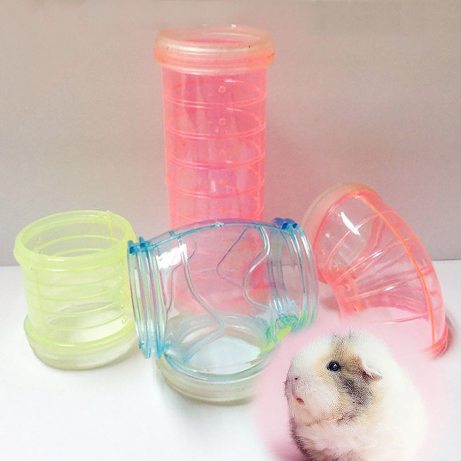 Walbest DIY Hamster Tunnel and Playground Module, Tube House Platform ...