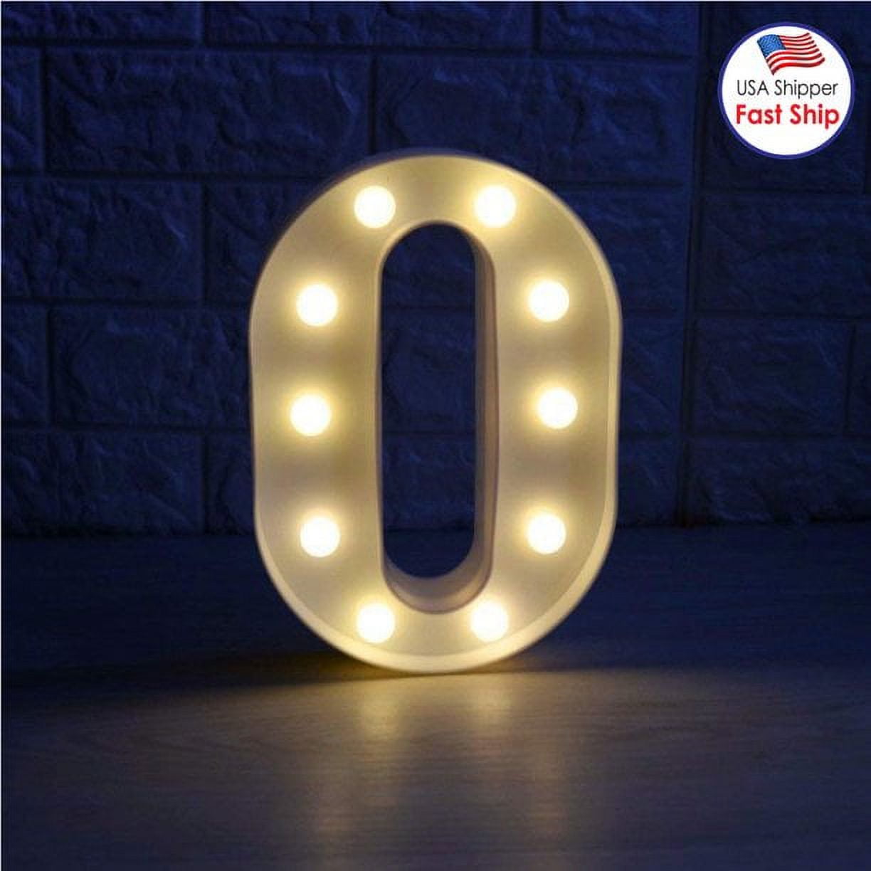 Walbest Decorative LED Illuminated Letter Marquee Sign, Alphabet ...