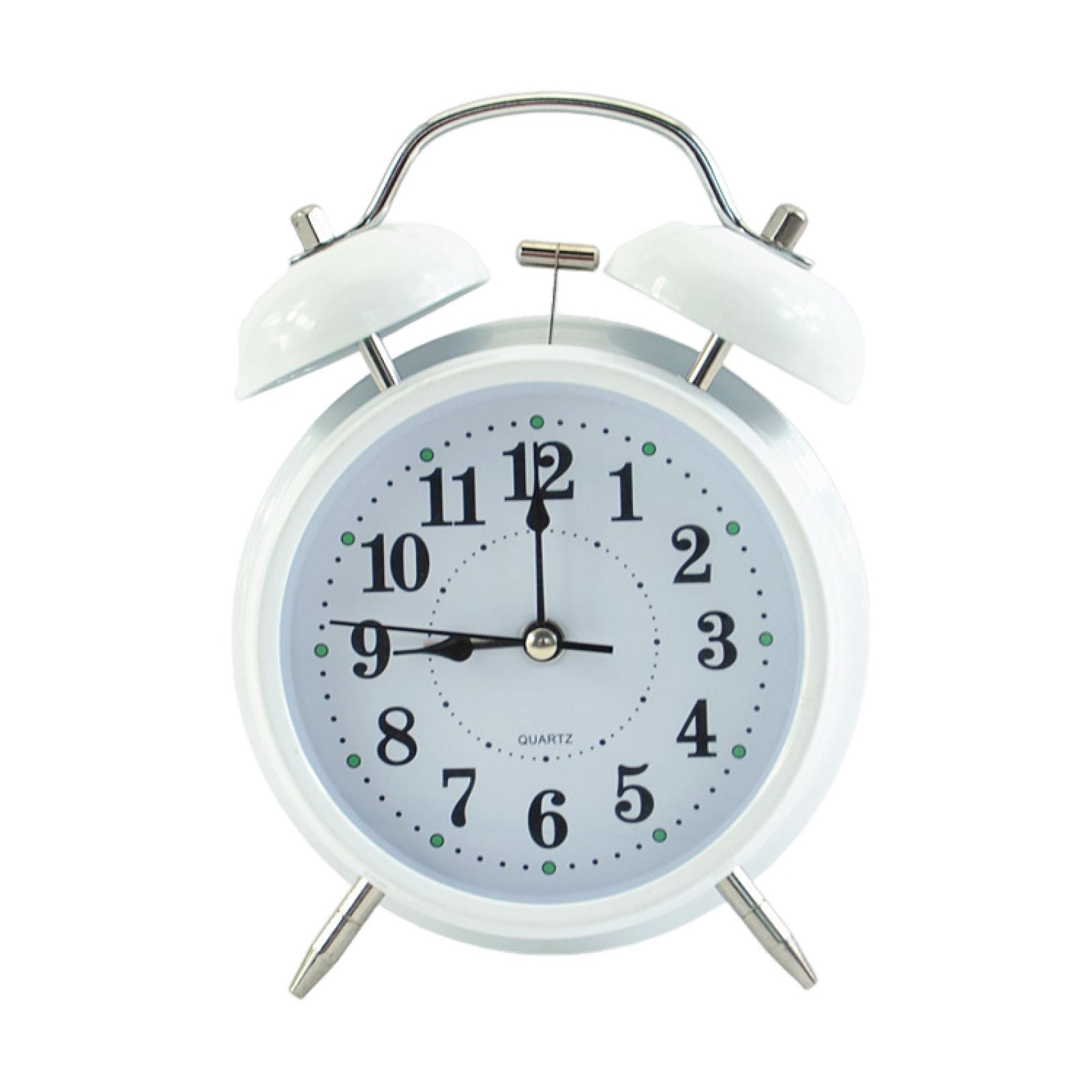 Walbest Desktop Alarm Clock Analog Alarm Clock with Backlight Extra ...