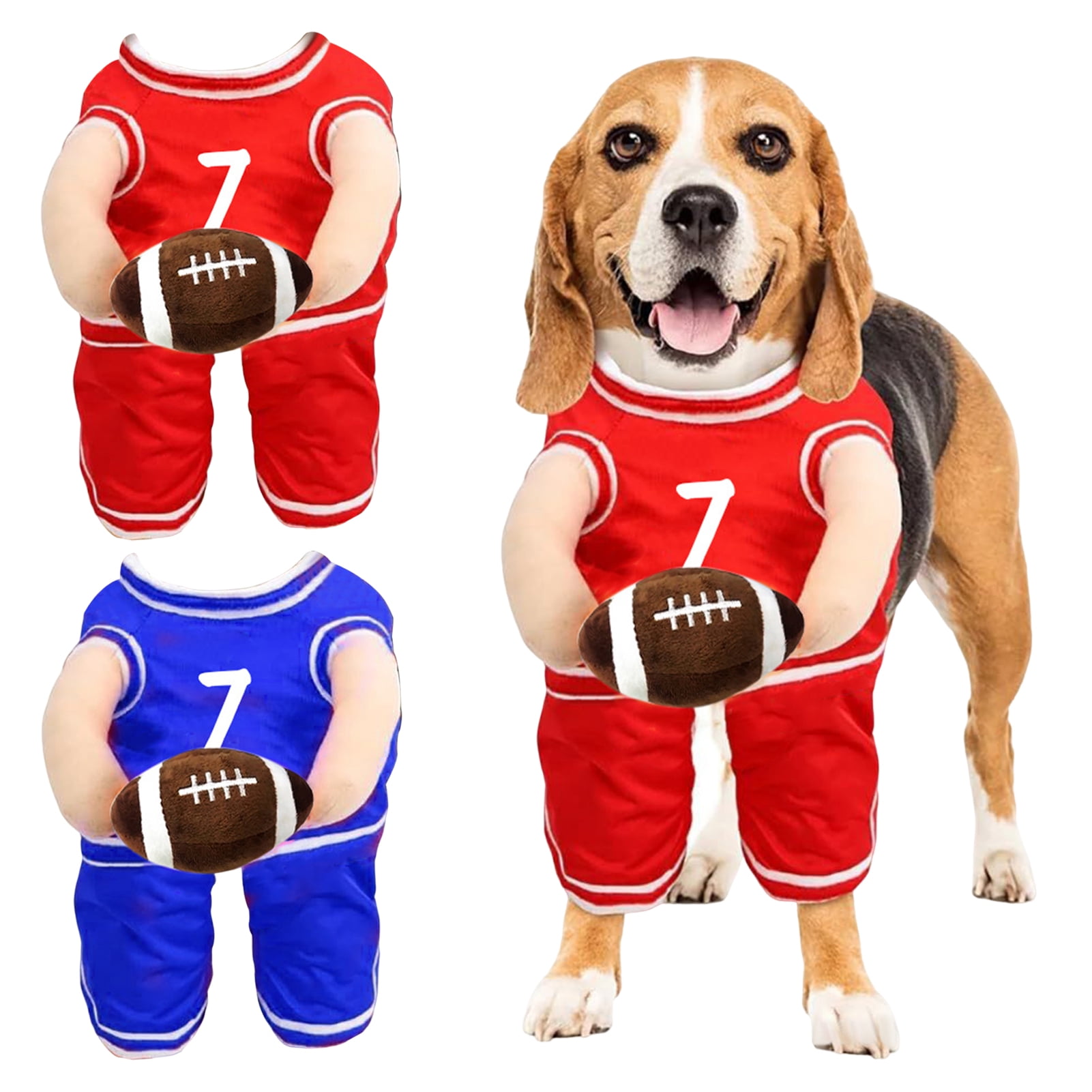 Walbest Dog Basketball Costume with Ball Pet Athlete Cosplay Outfit ...