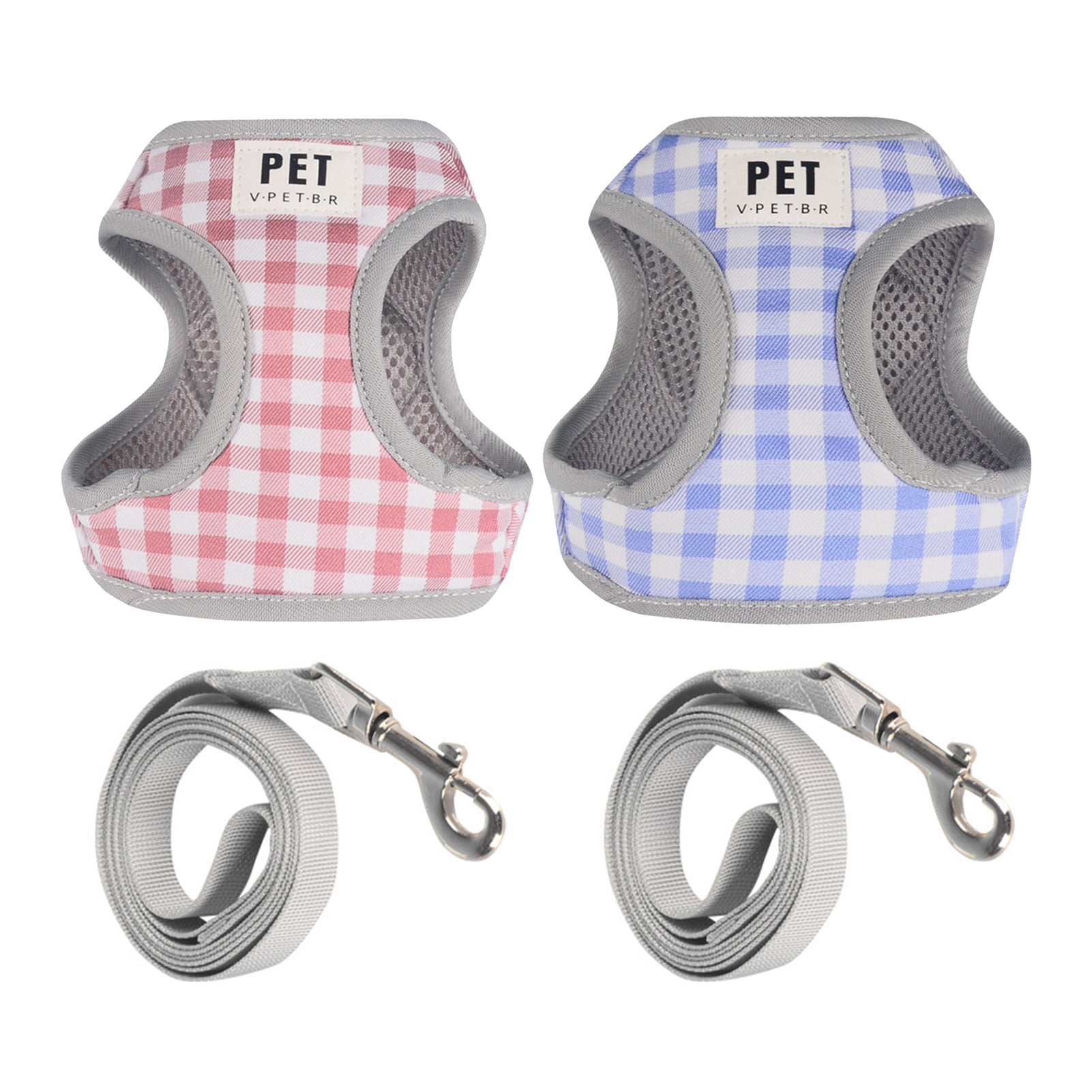 Walbest Dog Harness and Leash Set, No-Pull Breathable Soft Mesh Puppy ...