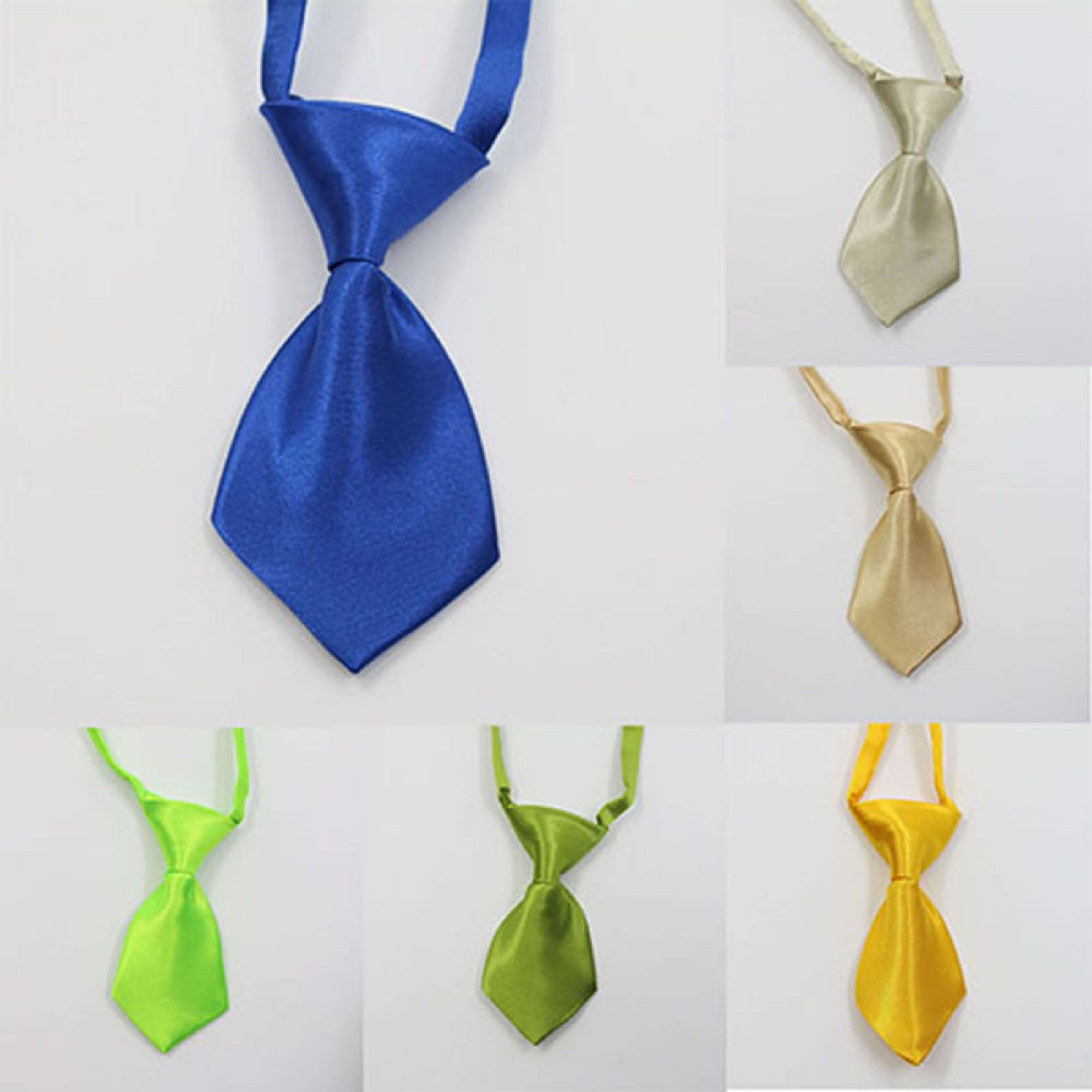 Walbest Dog Neck Ties, Adjustable 17 Colors Pet Bow Tie Collar for ...