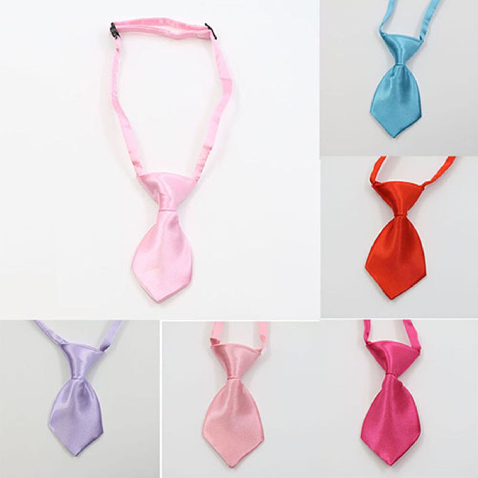 Walbest Dog Neck Ties, Adjustable 17 Colors Pet Bow Tie Collar for ...