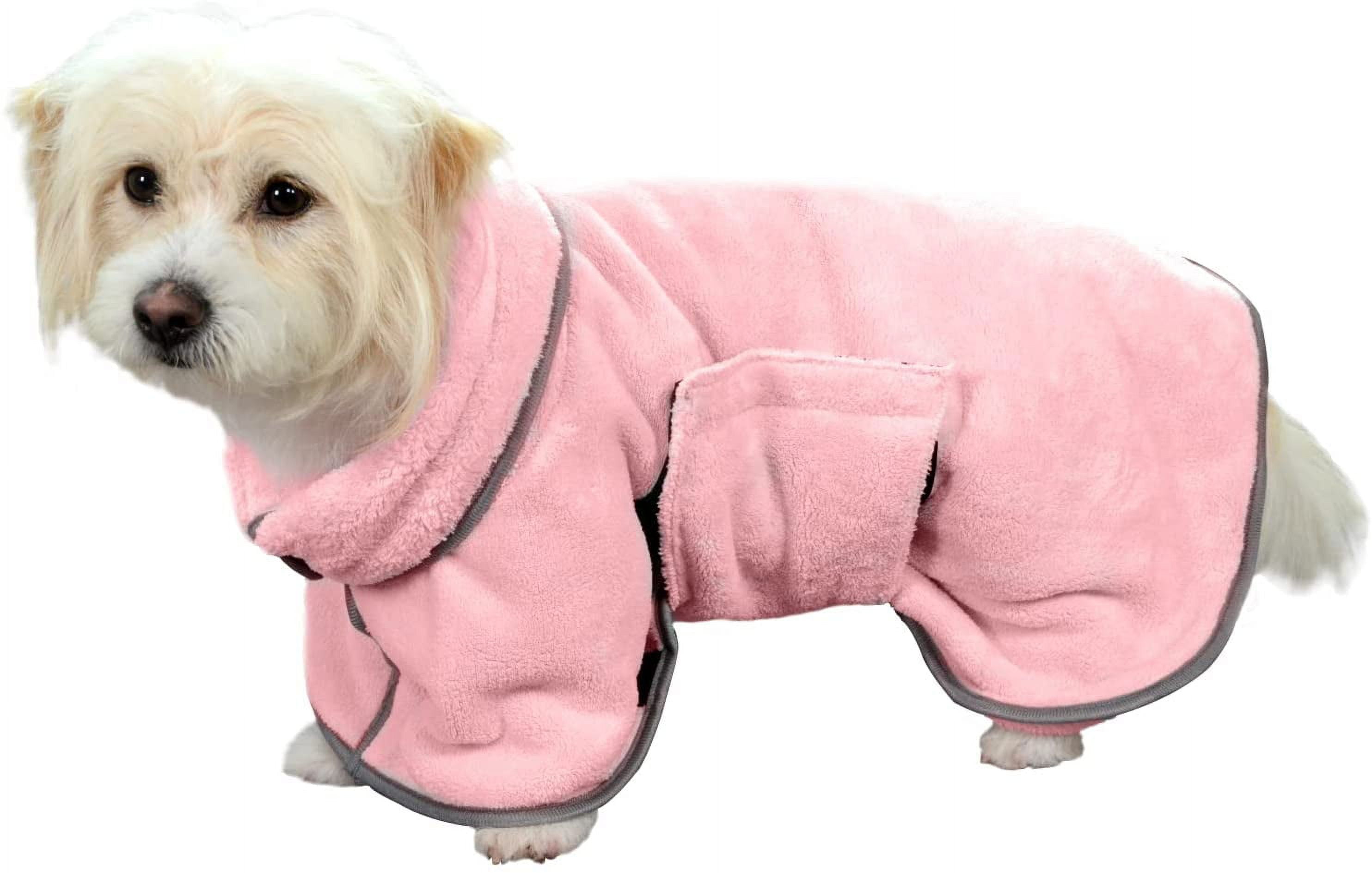 Walbest Dog Robes for After Bath, Soft Dog Bathrobe for Small Medium ...