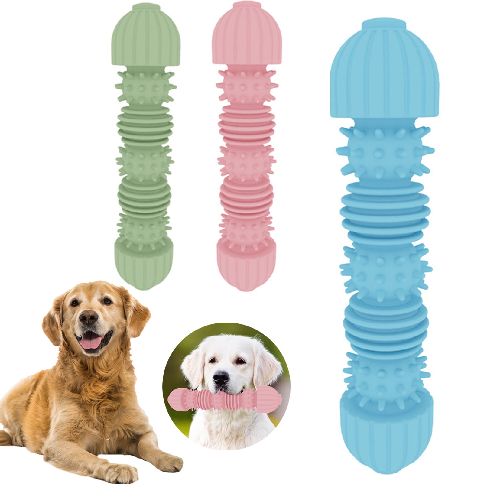 Walbest Dog Toothbrush Toy for Dog Teeth Cleansing, Dog Toothbrush ...