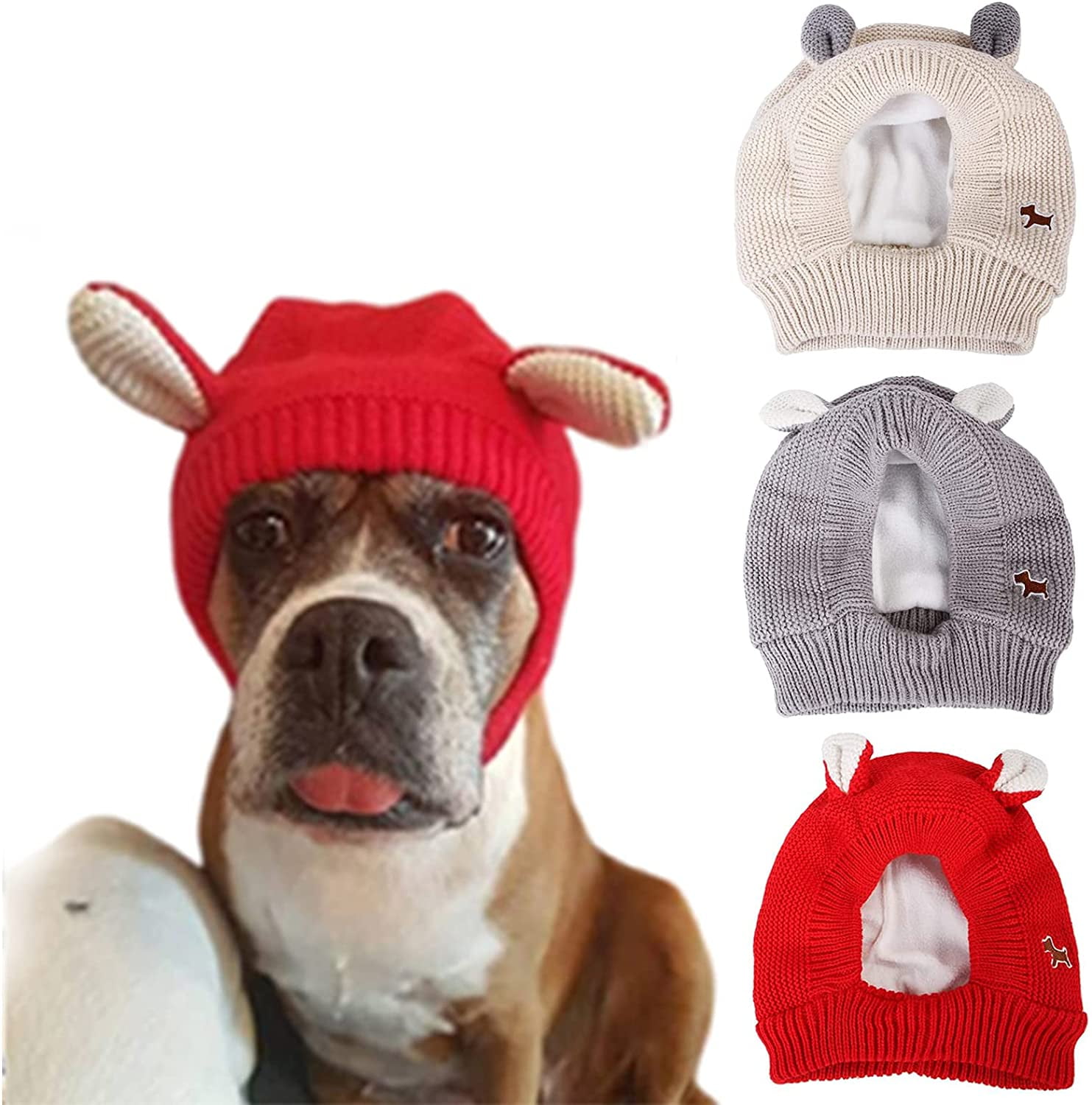 Walbest Ears for Dogs, Dog Ear Muffs Noise Protection, Pet Christmas ...