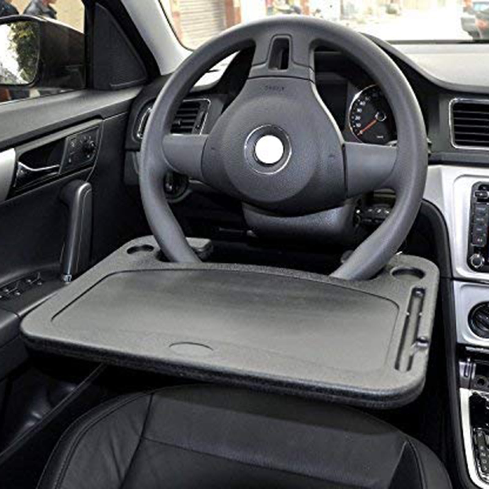 Walbest Portable Lap Snack Steering Wheel Desk, Car Travel Table, Food ...