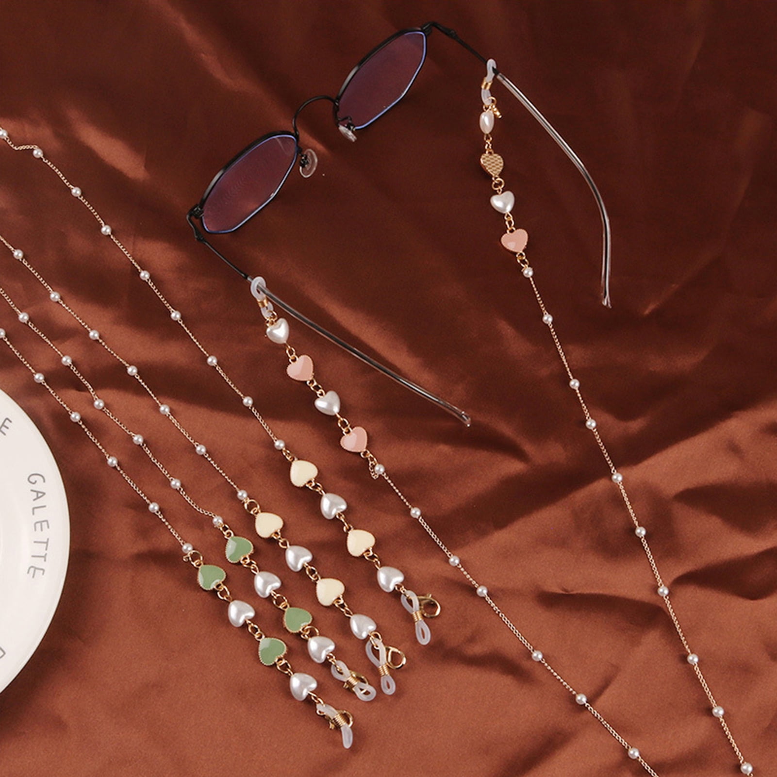 Walbest Eyewear Chain Convenient Heart Decor Ornamental Women ...