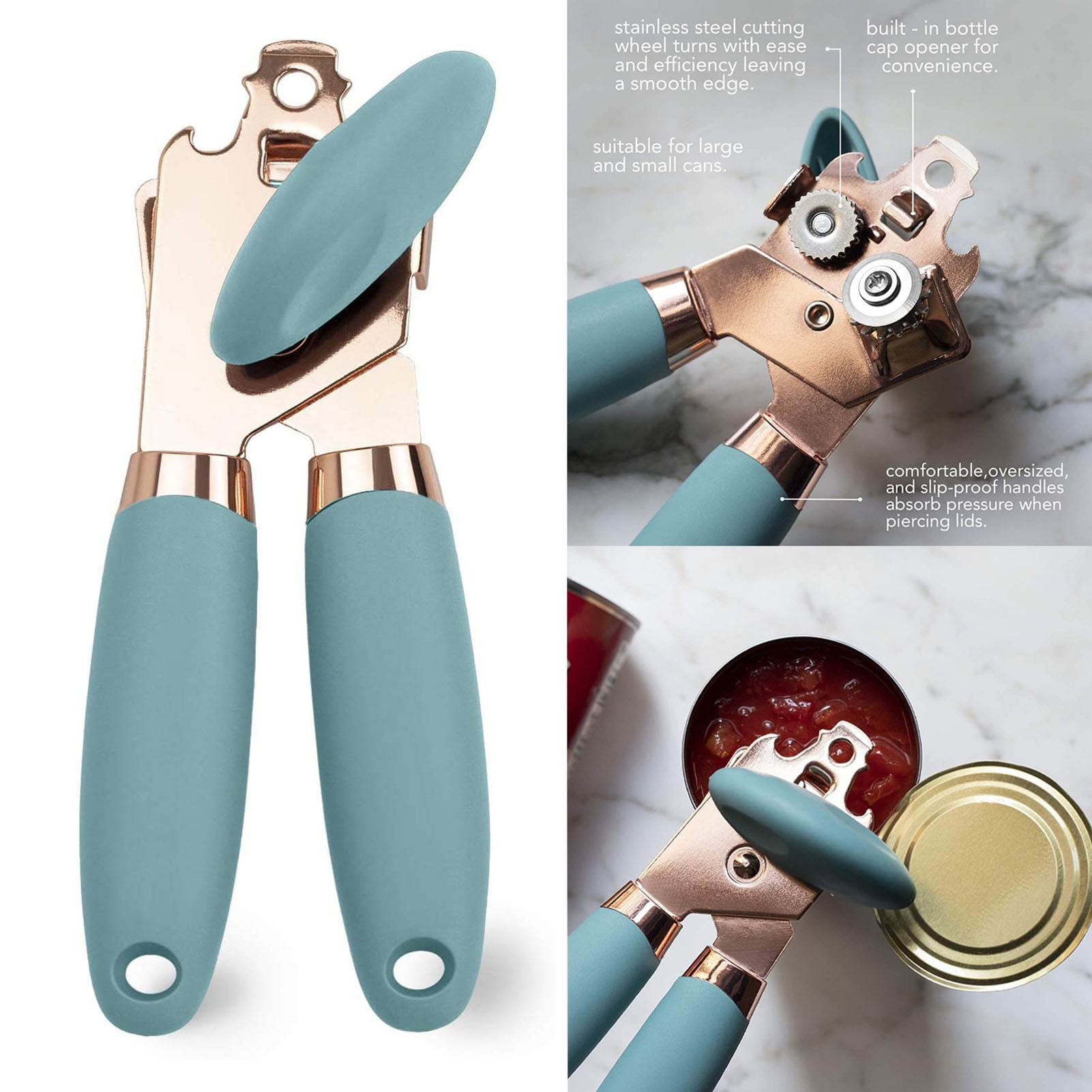 Walbest Food Grade Stainless Steel Manual Can Opener, Premium Can ...