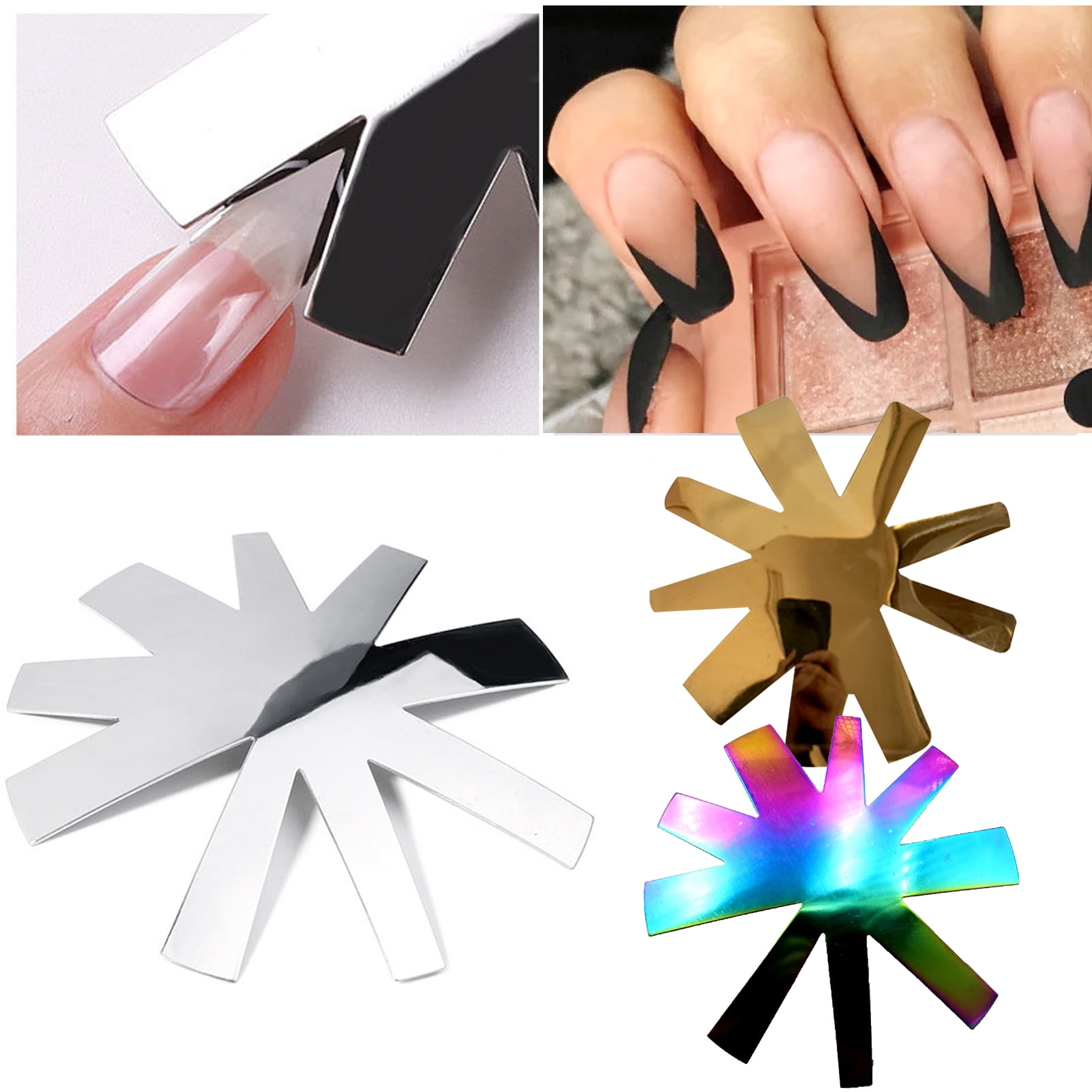 Walbest French Nail Trimmer Plate, Easy French Smile Line Elegance ...