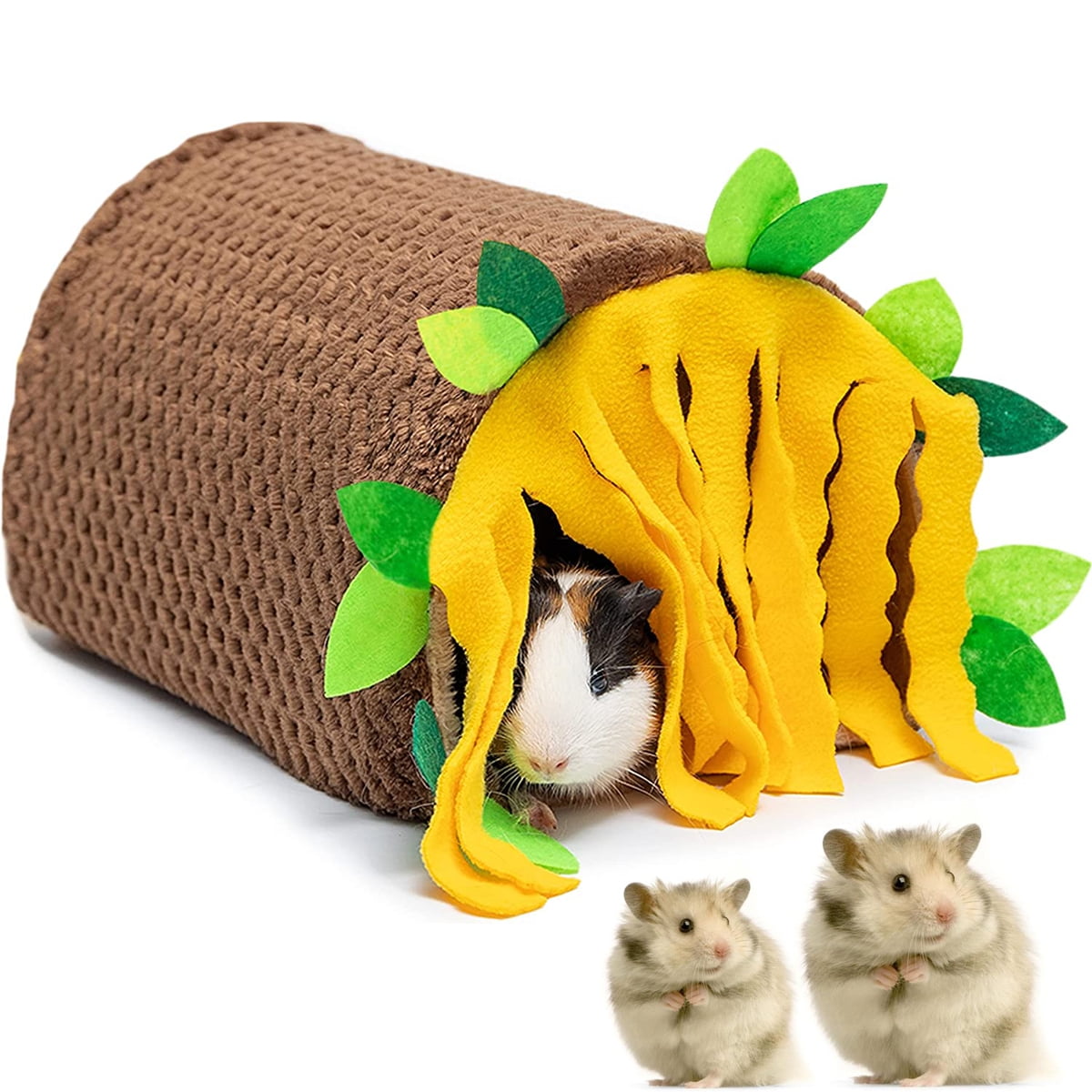 Walbest Guinea Pig Tunnel House - Small Animal Hideout Tube Cage House ...