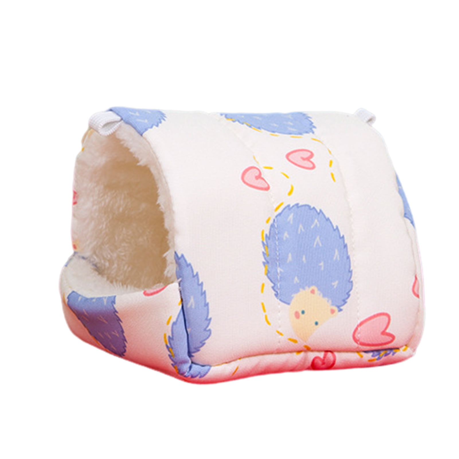 Walbest Hamster Nest Hamster Winter Nest Thick Soft Plush Cartoon Print ...