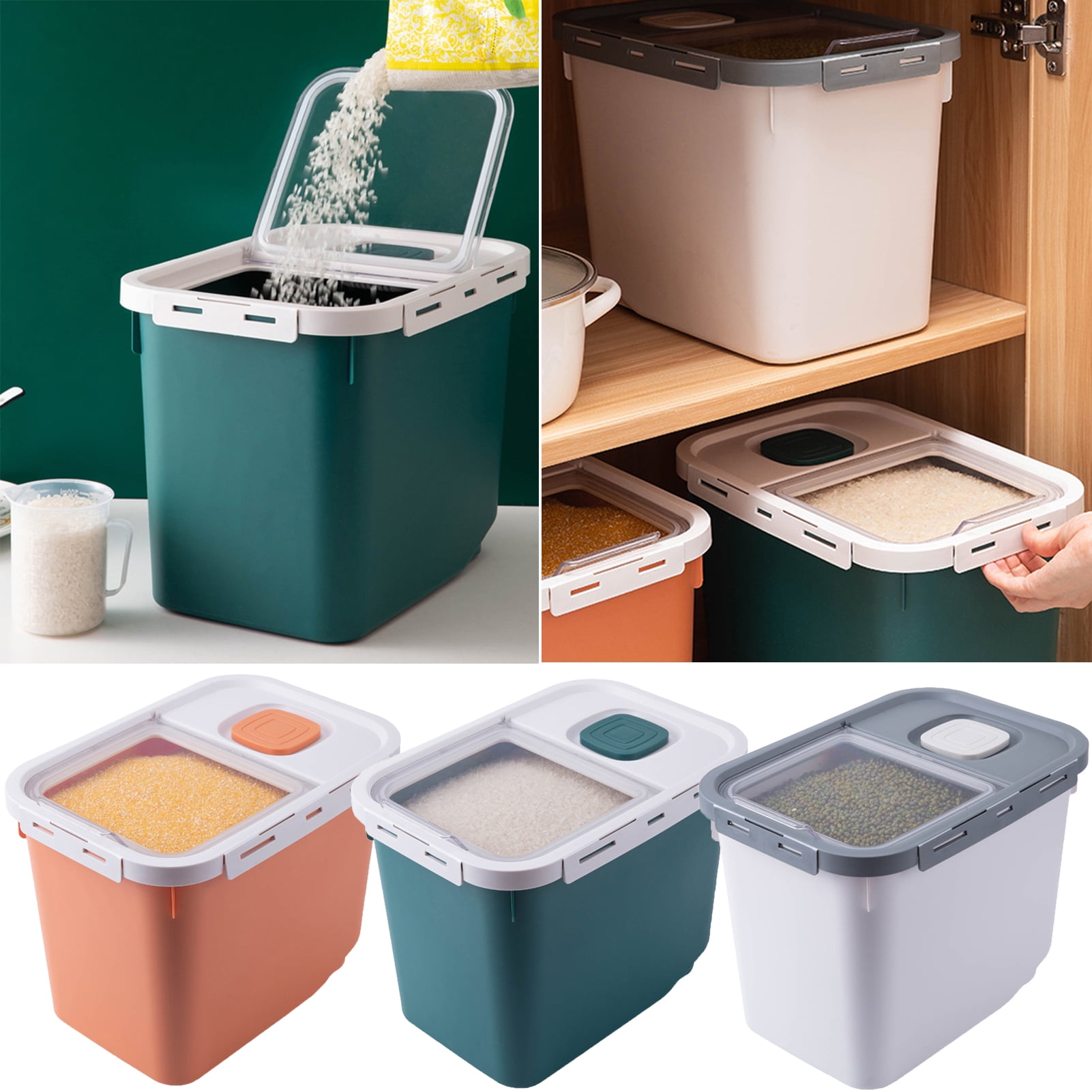 Walbest High Sealing Food Storage Container, Wheel Design BPA Free ...