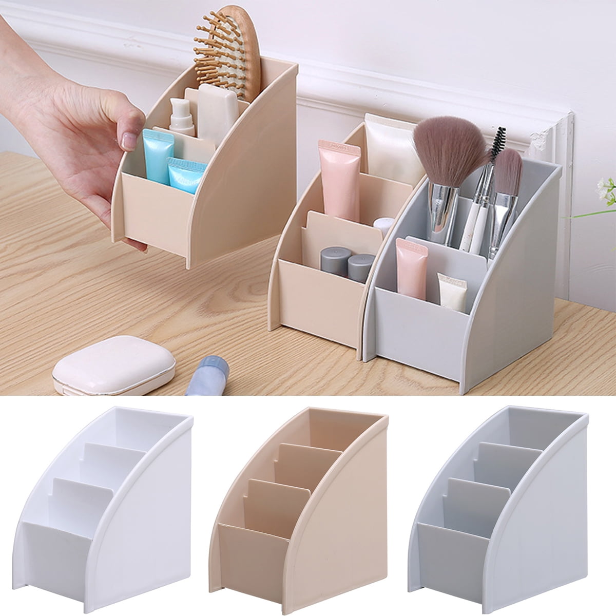 Walbest Home Simple Desktop TV Remote Control Holder with 3 ...