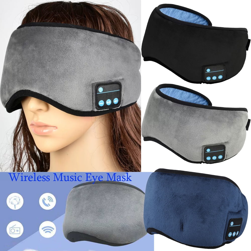 Walbest Home Travel Smart Eye Mask Bluetooth 5.0 Wireless Call Binaural ...