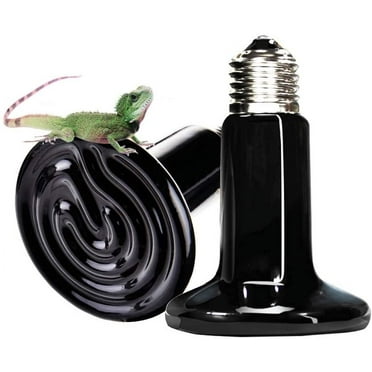 ECOSUB 150W Reptile Heat Lamp Bulb, Infrared Basking Spot Light for ...