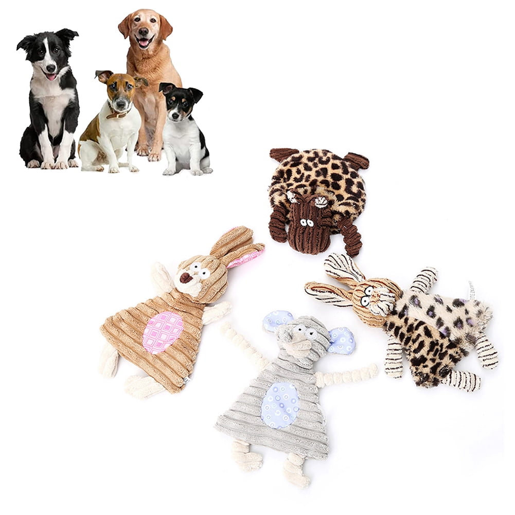 Walbest Interactive Squeaky & Plush Dog Toy with Crinkle Paper, Mouse ...