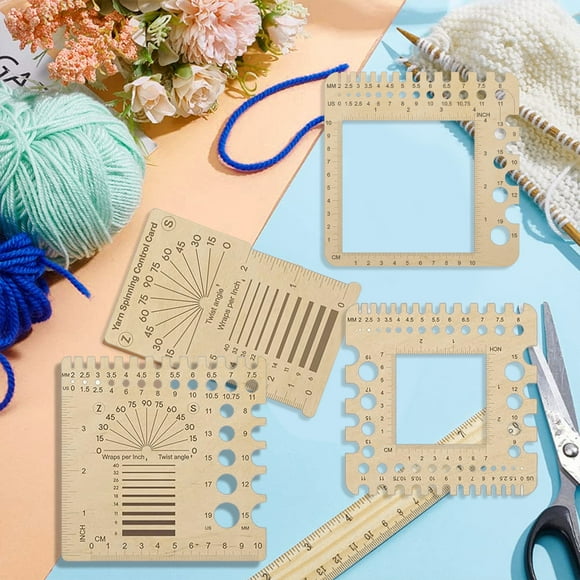 Knitting & Crochet Needle Gauge Checks