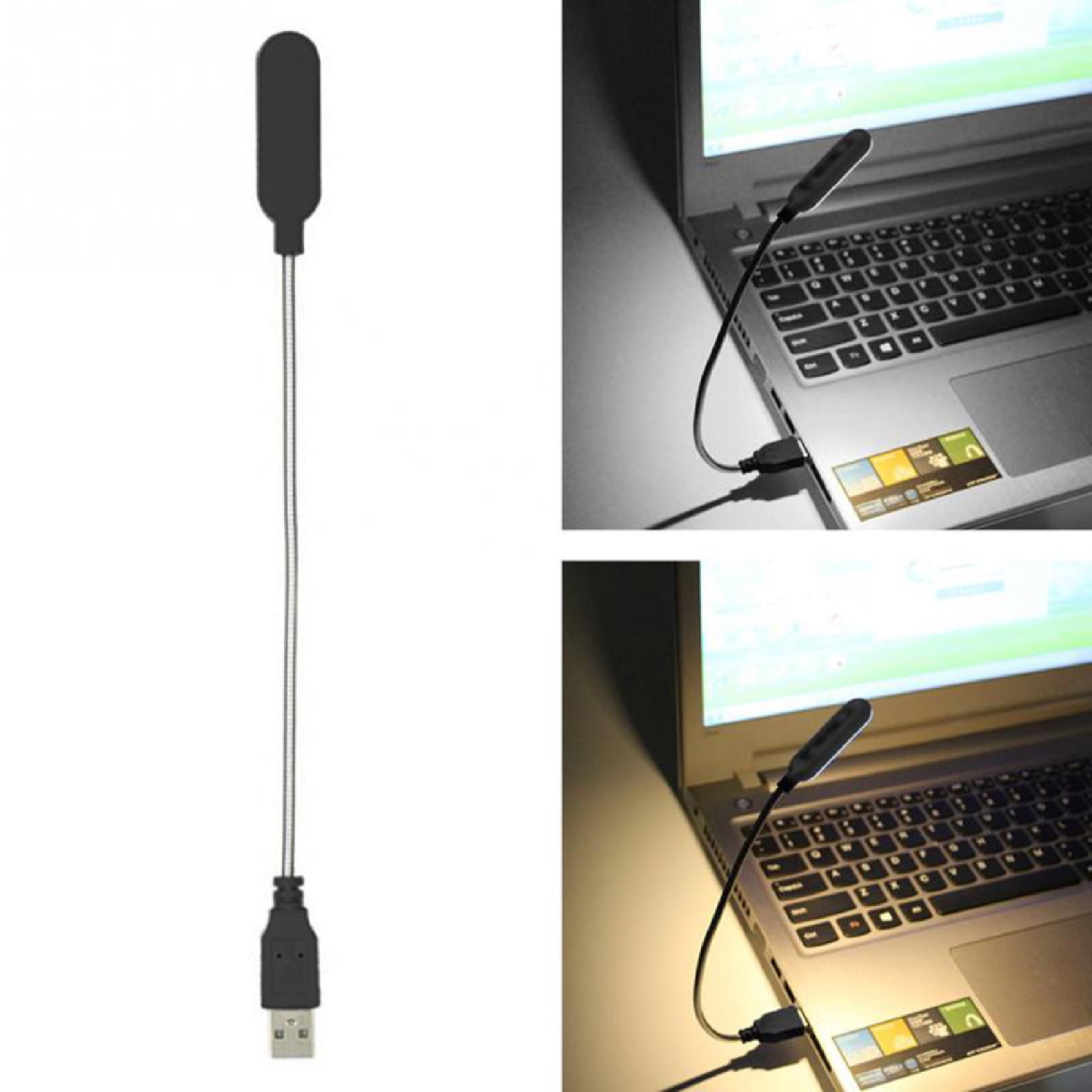 Walbest LED USB Book Light, Reading Lamp, Computer, Laptop, Desk, Bed ...