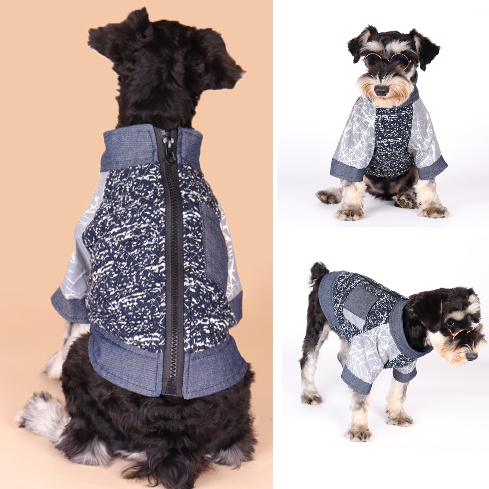 Walbest Large Dog Clothes,Camo Dog Jacket Coat With Zipper For Big Dogs ...
