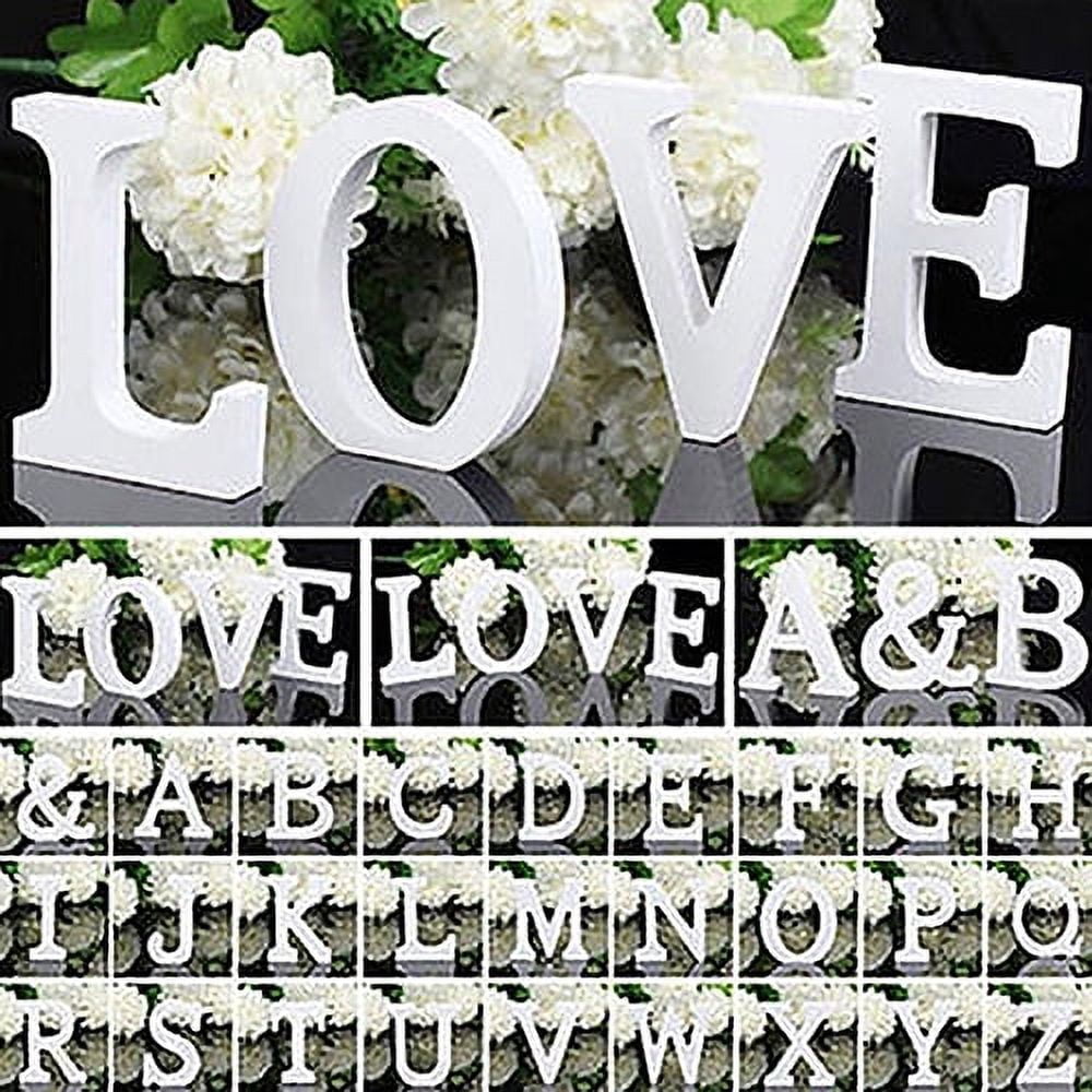 Walbest Large Wooden Letter Alphabet Wall Hanging Wedding Party Home ...